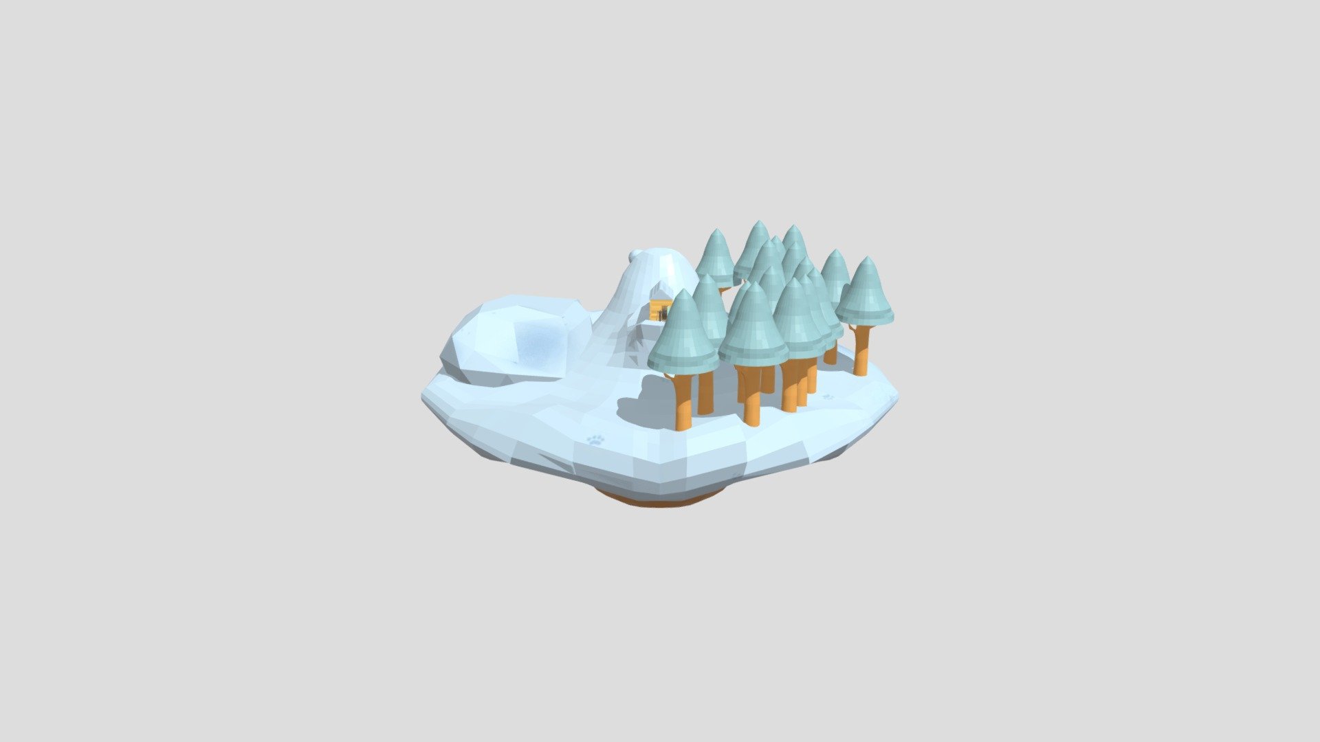 Floating Snowland - Download Free 3D model by Andreas (@adam4sx) [7be7ee3] - Sketchfab