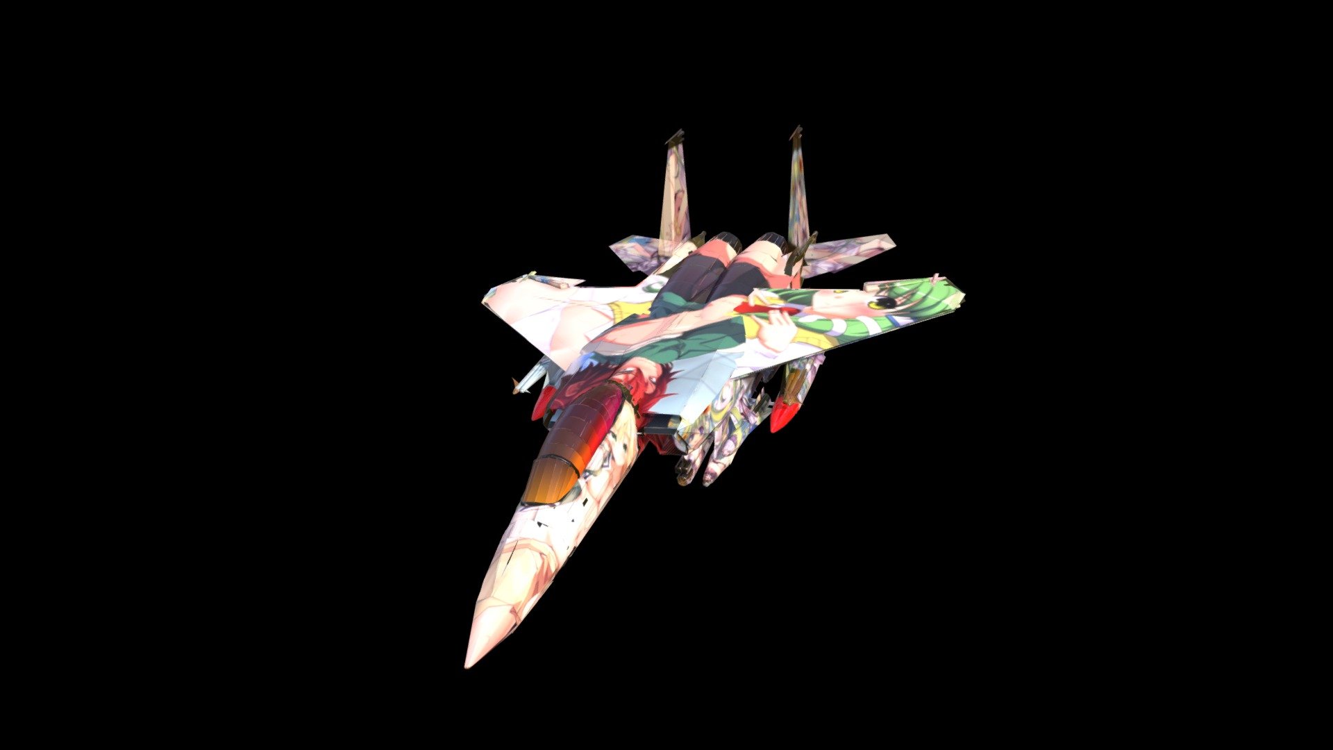 jet anime v1 - 3D model by a111ur [7be816c] - Sketchfab