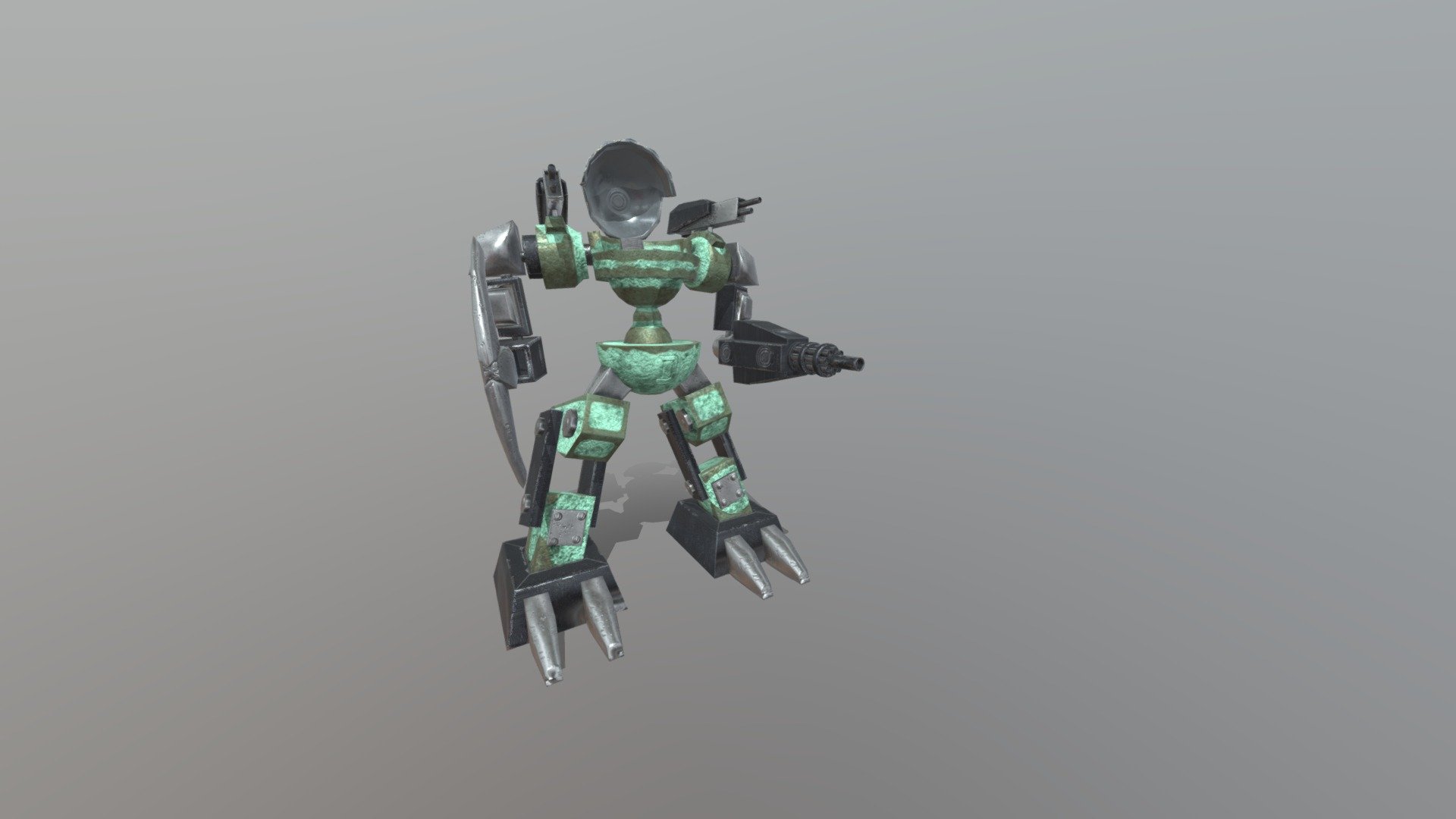 Mecha deteriorado - Download Free 3D model by FacundoGerboles [7be8858 ...