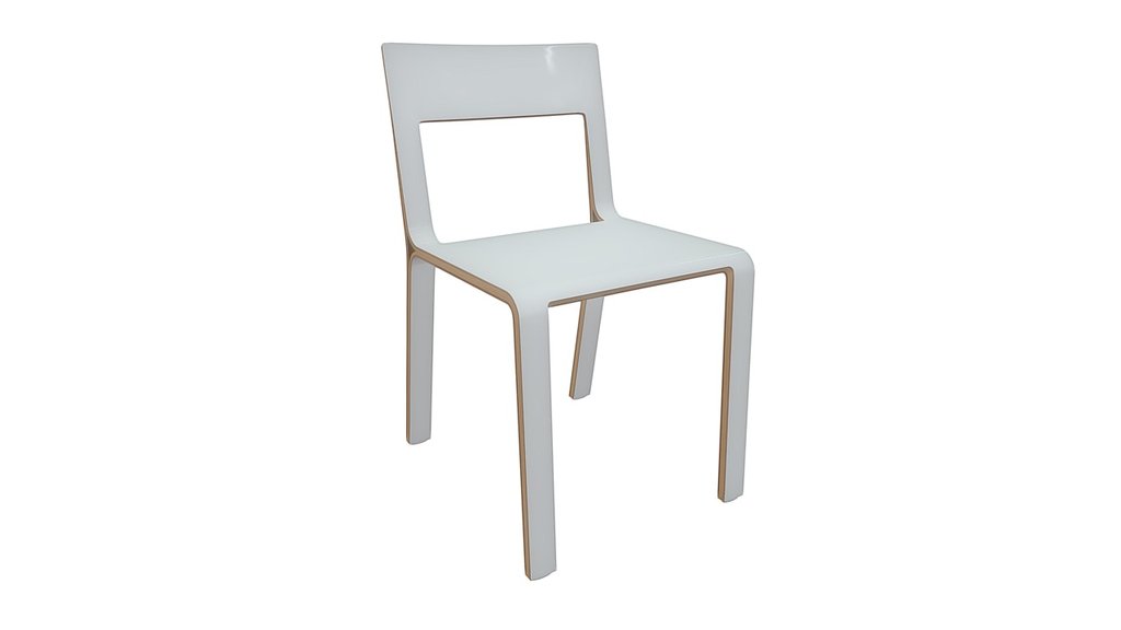 Frame white Chair - Download Free 3D model by furnny [7bead0a] - Sketchfab