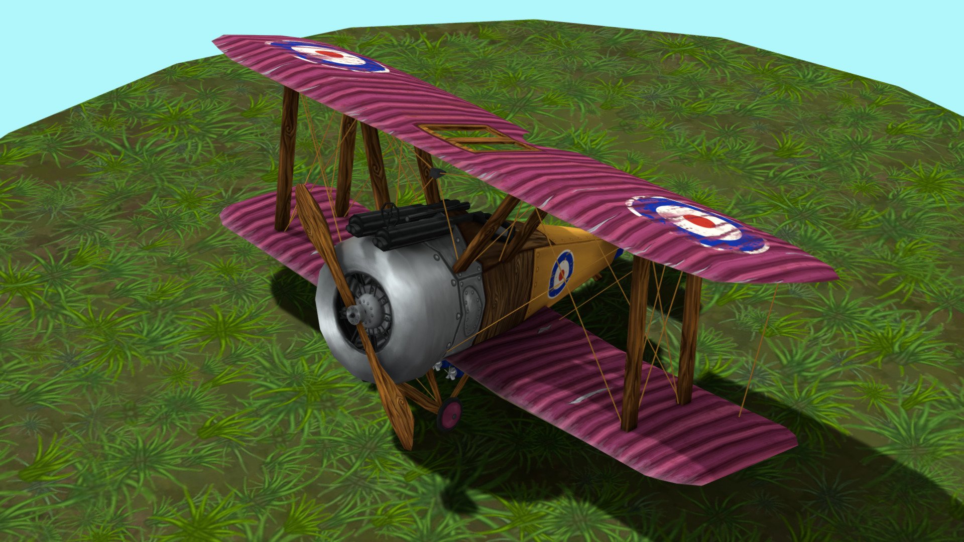 Stylized plane - 3D model by rilanawelsing [7beaf28] - Sketchfab