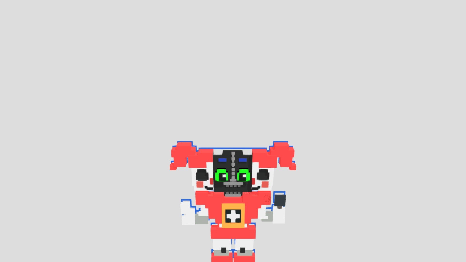 8-bit-baby Fnaf Ar - Download Free 3D model by Pokkenjake2021 ...