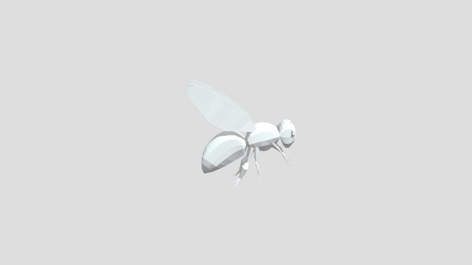 Low Poly Bee - 3D model by Arthie67 [7bed5a4] - Sketchfab