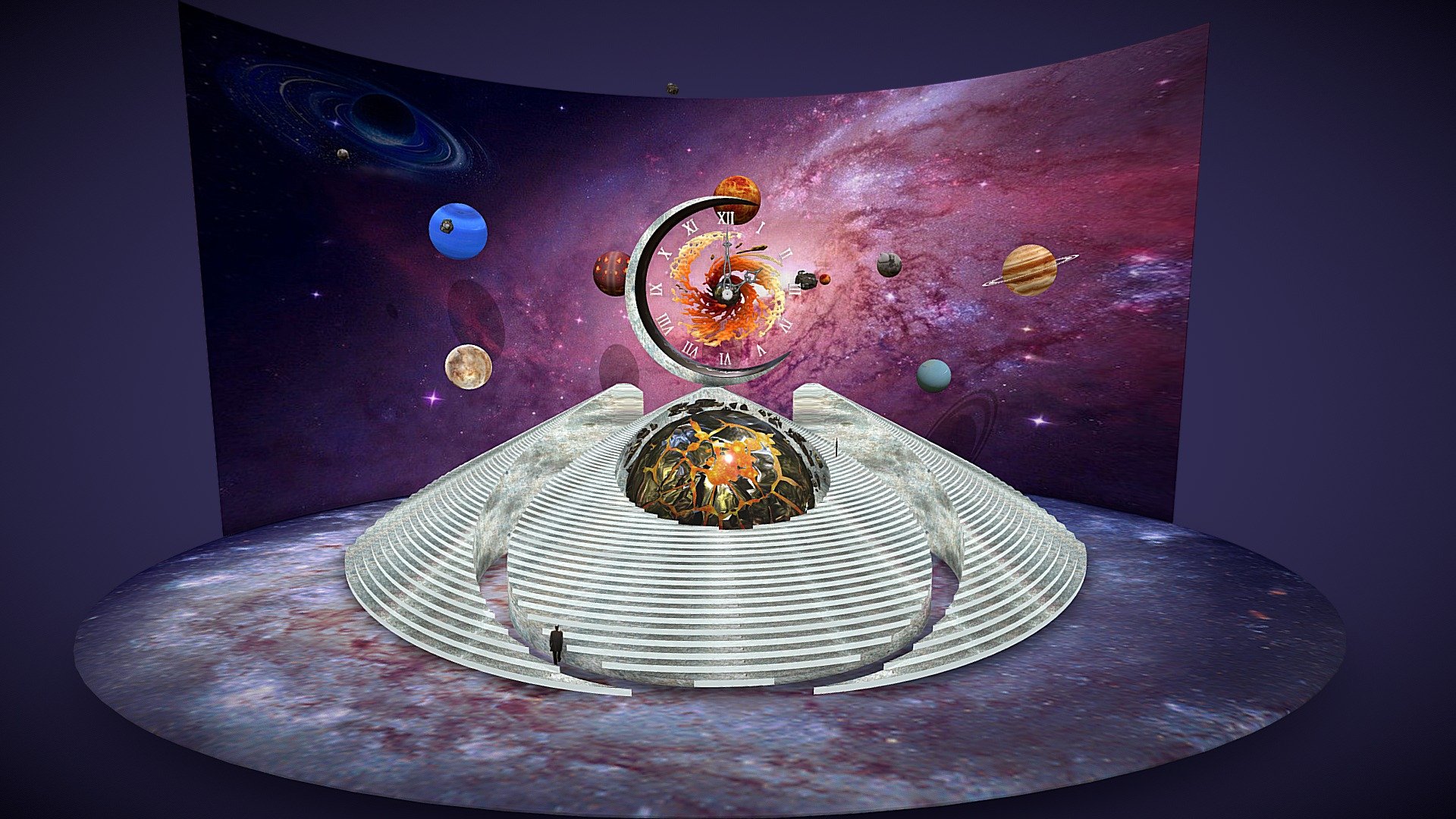 Galaxy zone - 3D model by Farhad.Samey [7beeebd] - Sketchfab