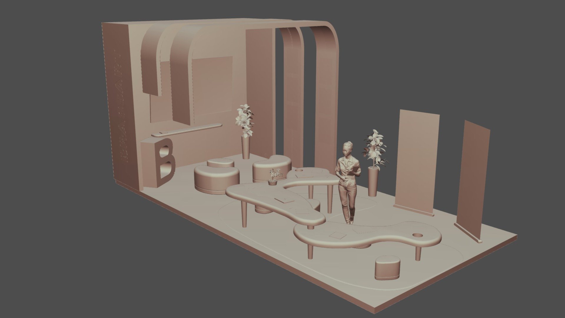 stand - 3D model by studiobrillant [7bef16e] - Sketchfab