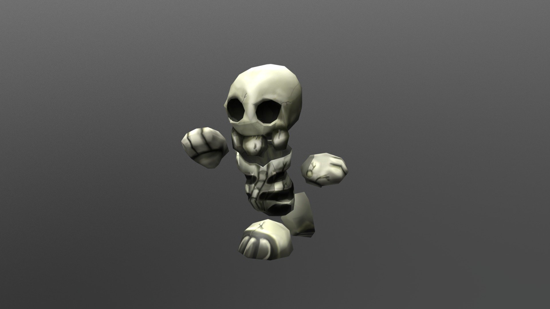 Skeleton low poly - 3D model by gabriel.alfernan [7bef527] - Sketchfab