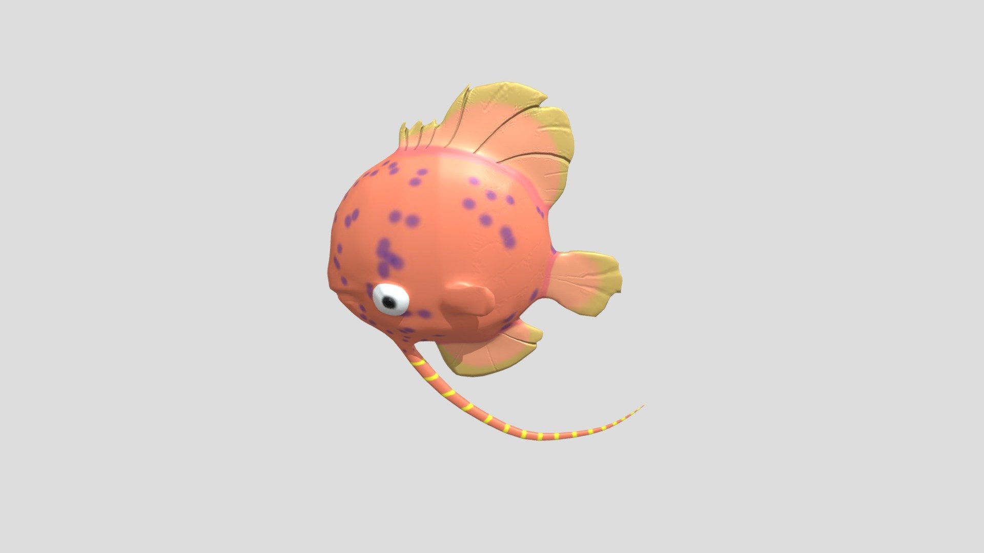 Fish_textured - 3D model by jadaeksamen [7bf0657] - Sketchfab