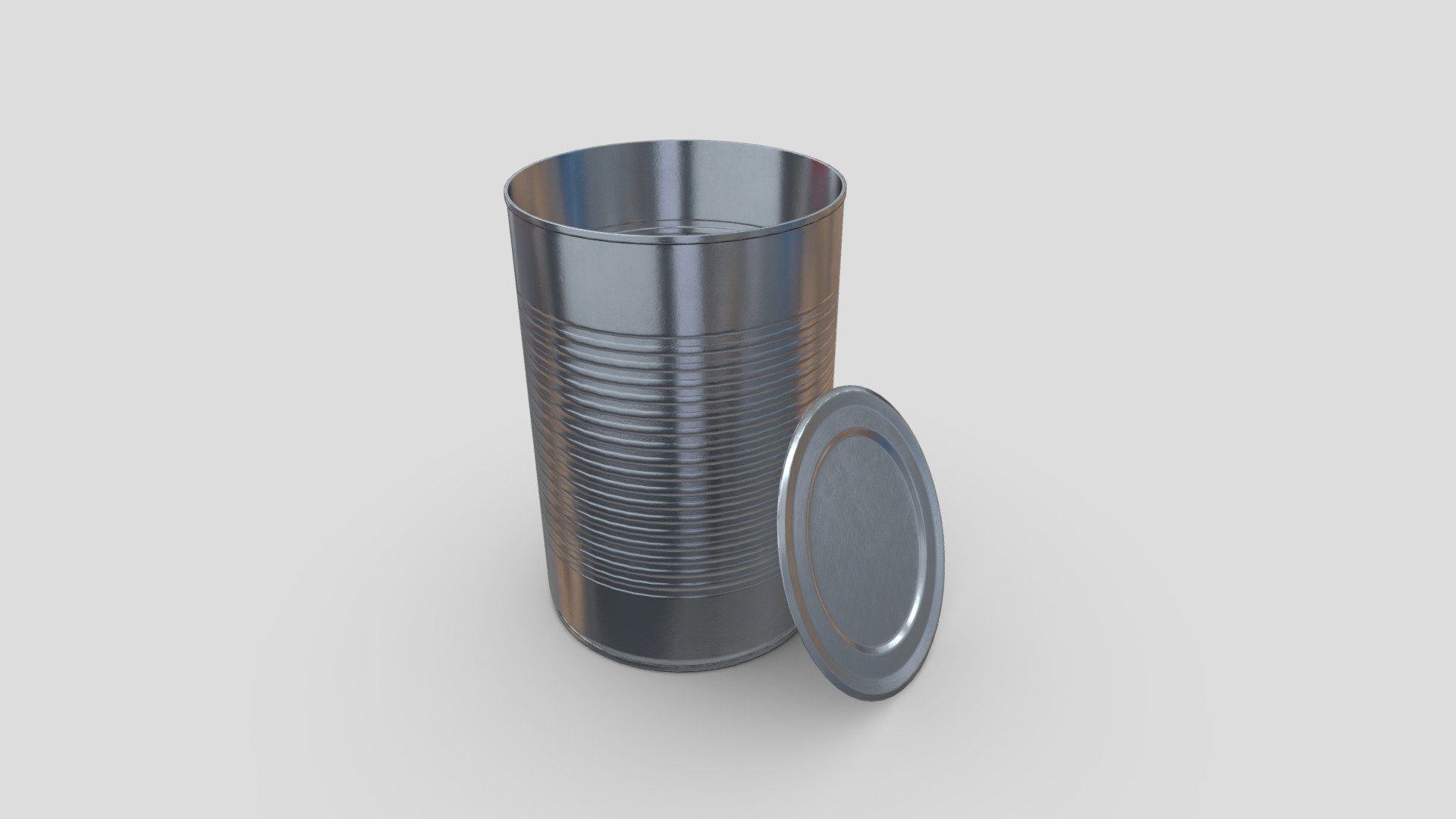 CC0 - Tin Can 4 Open - Download Free 3D model by plaggy [7bf06cb ...