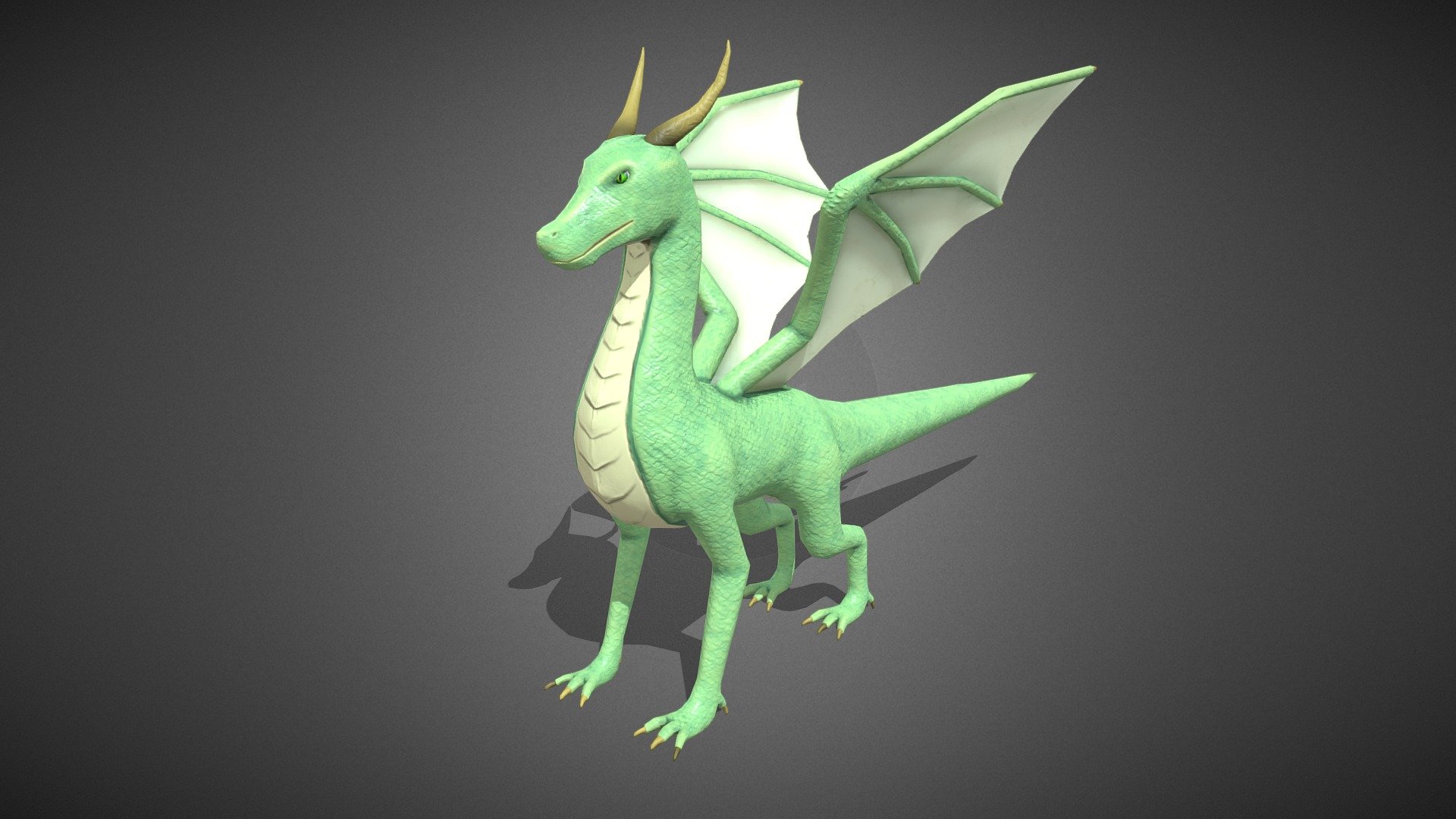 Dragon - 3D model by roolsik (@sulc3D) [7bf1009] - Sketchfab