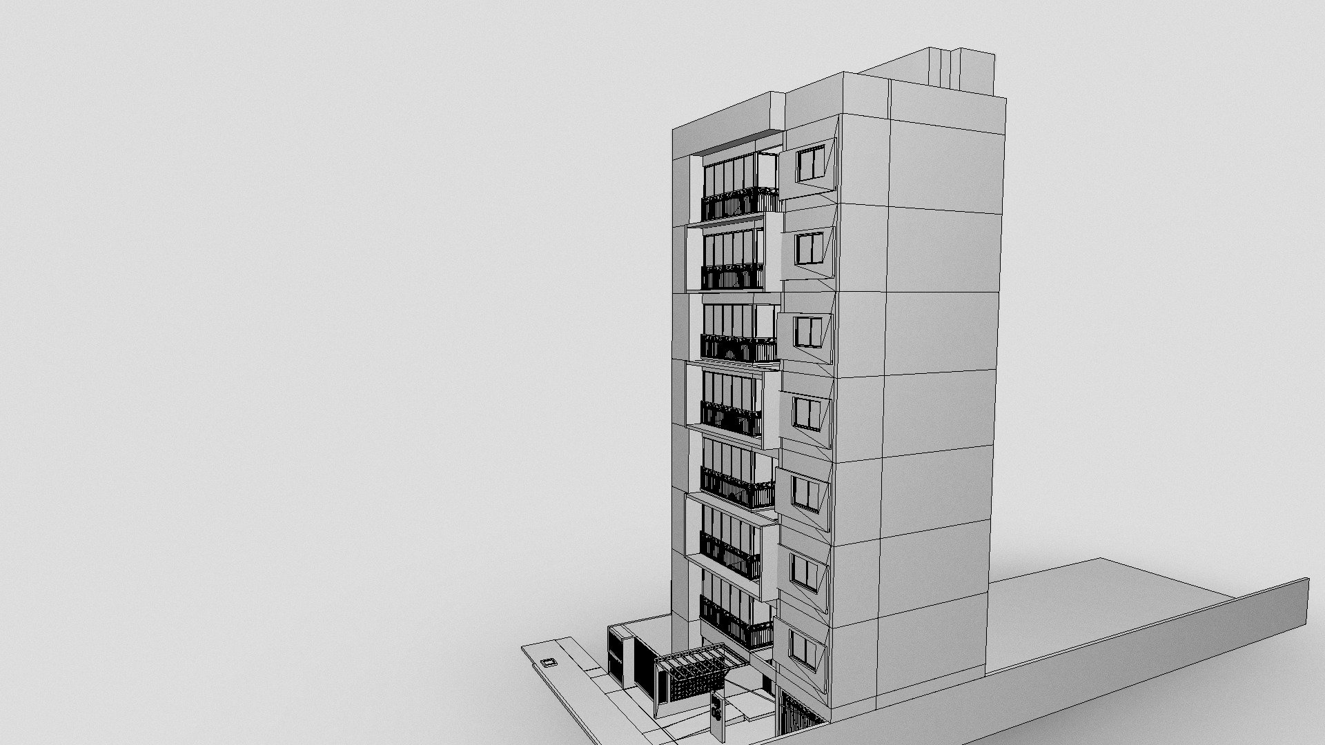 EDIFICIO DEL FIORI - 3D model by jeancpcoelho [7bf5678] - Sketchfab