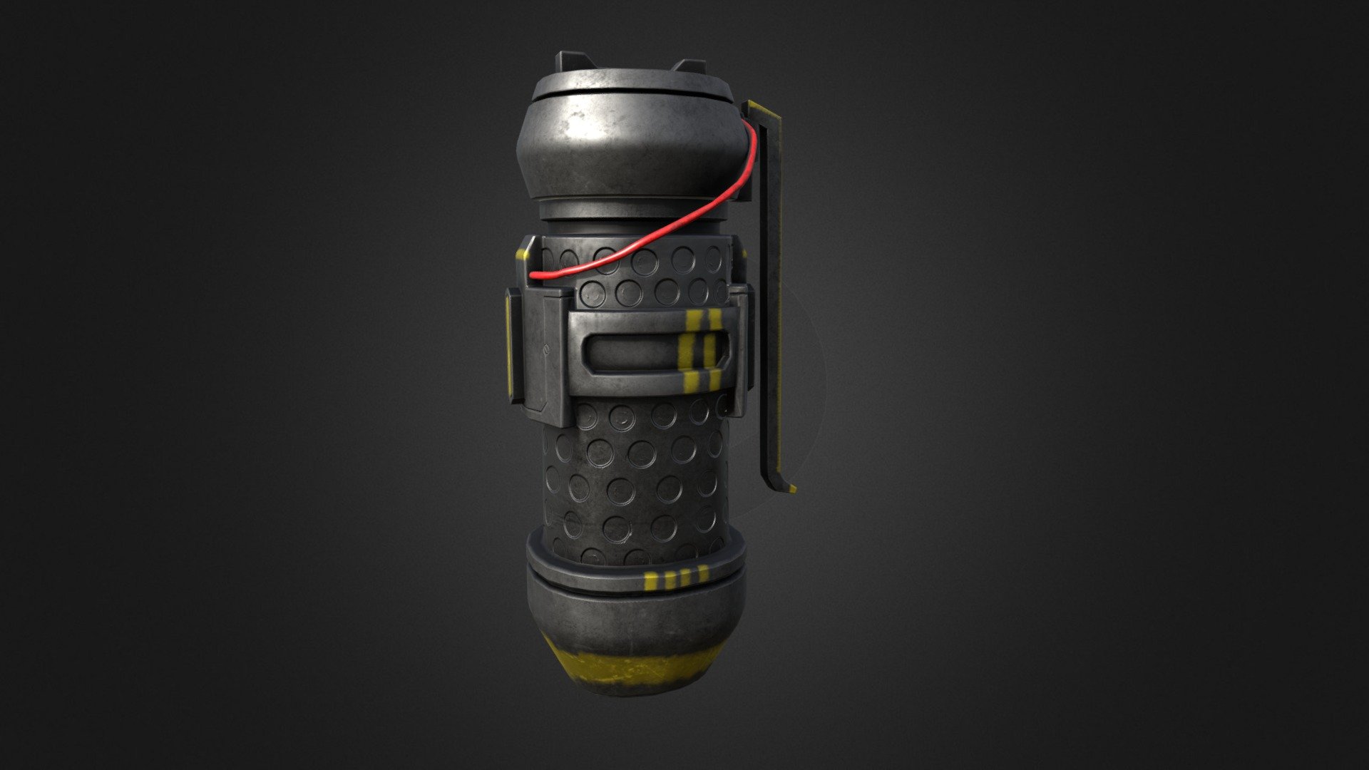 grenade 05 low - 3D model by LilyMay [7bf63d9] - Sketchfab