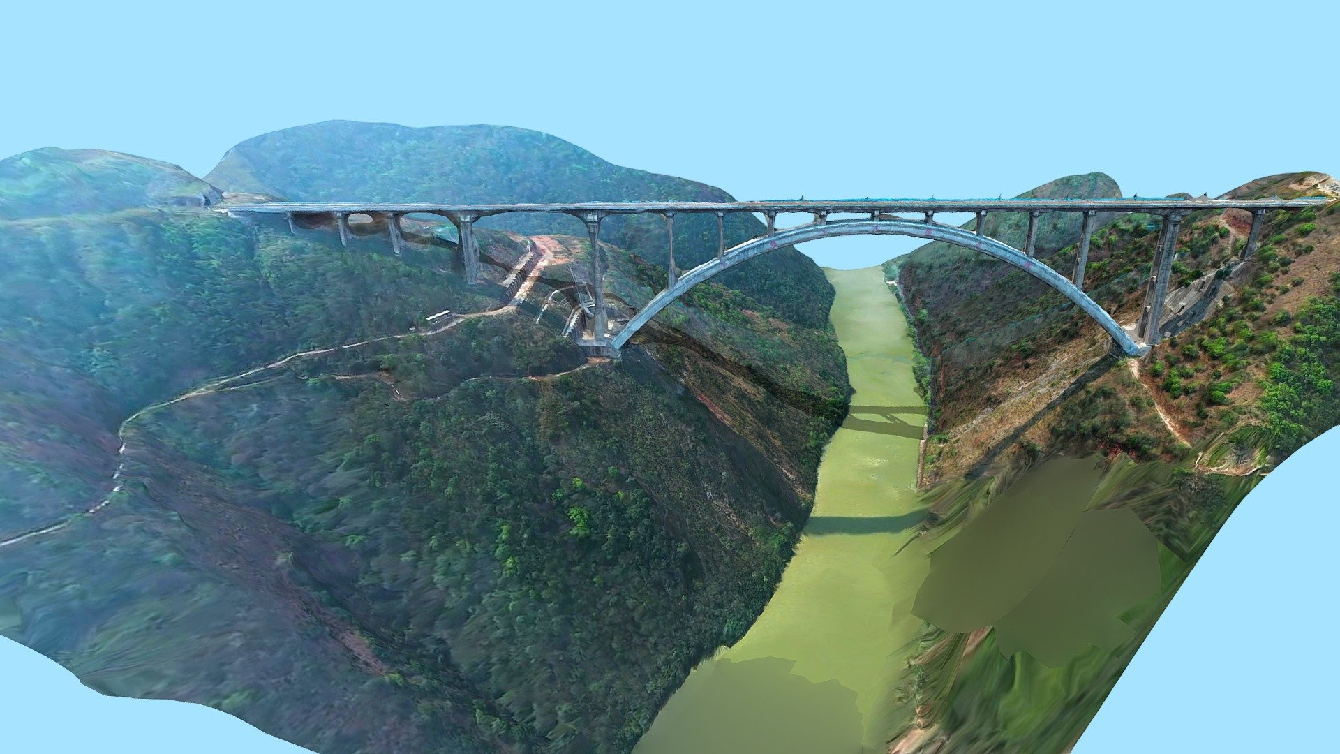 Nanpanjiang Railway Bridge - Buy Royalty Free 3D model by LibanCiel ...