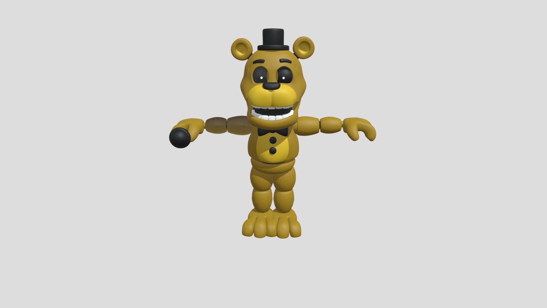 Adventure Golden Freddy - Download Free 3D model by skylajade69 ...