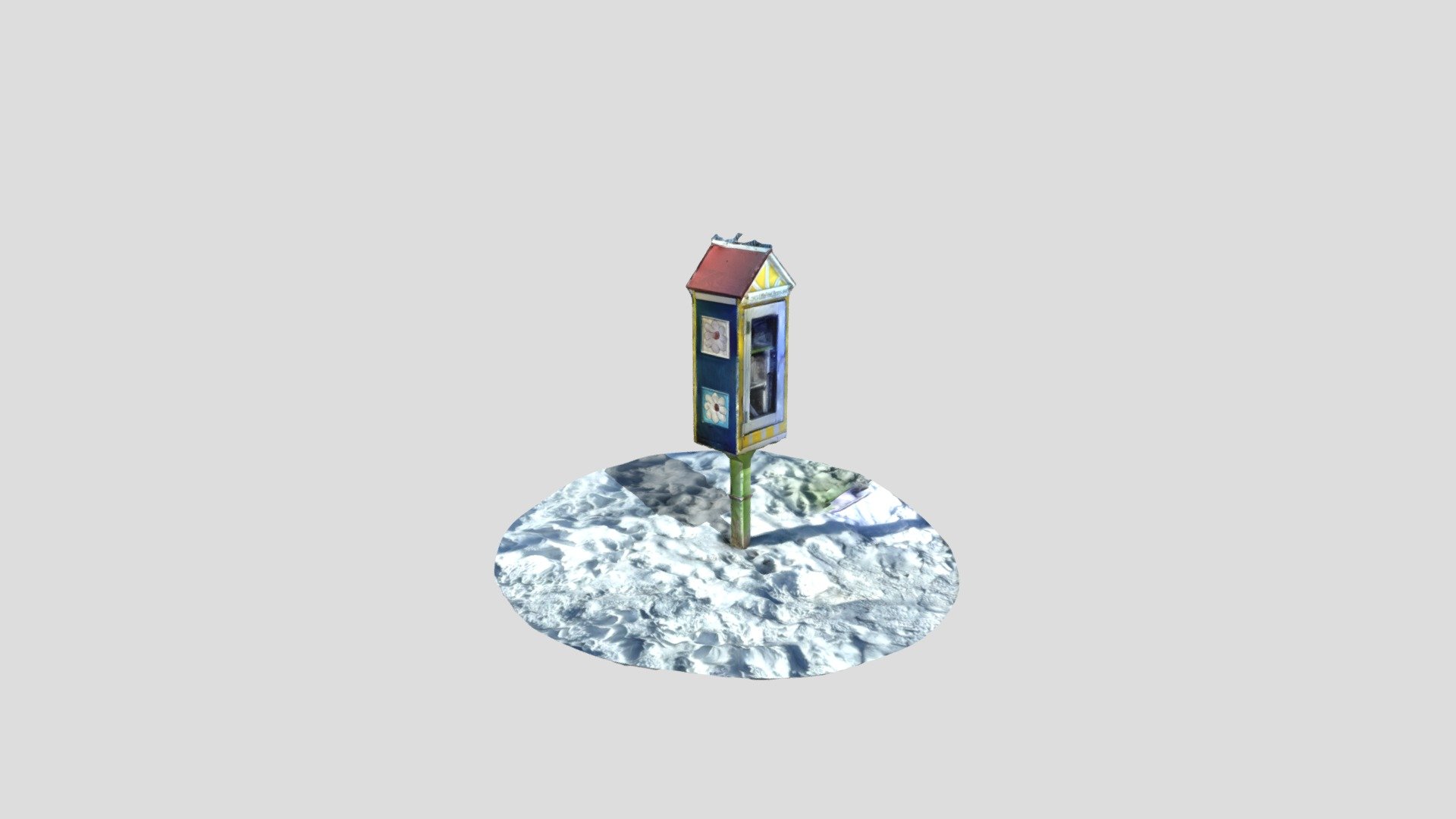 Little Free Library - Download Free 3D model by vrstorytelling [7bf9682 ...
