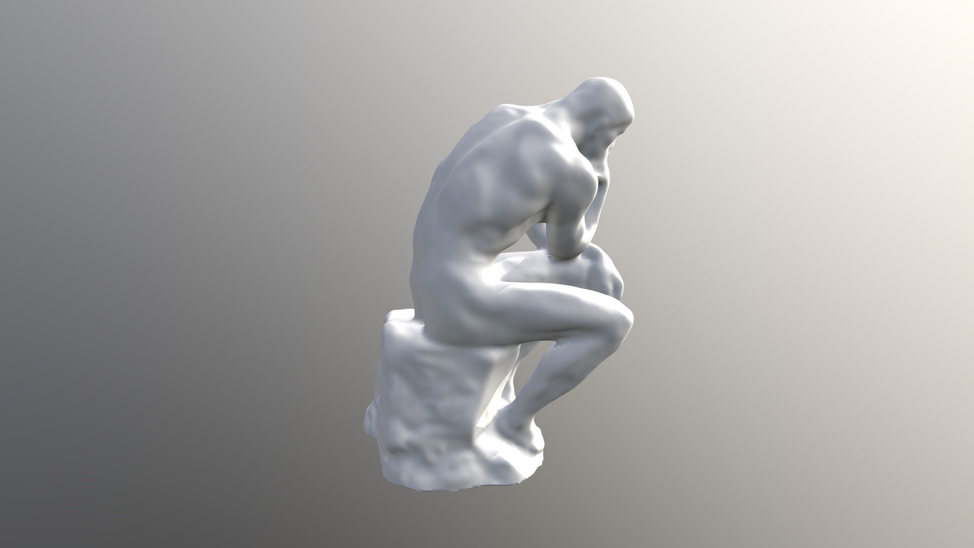 Thinking Man - 3D model by memreozer [7bfa1b4] - Sketchfab