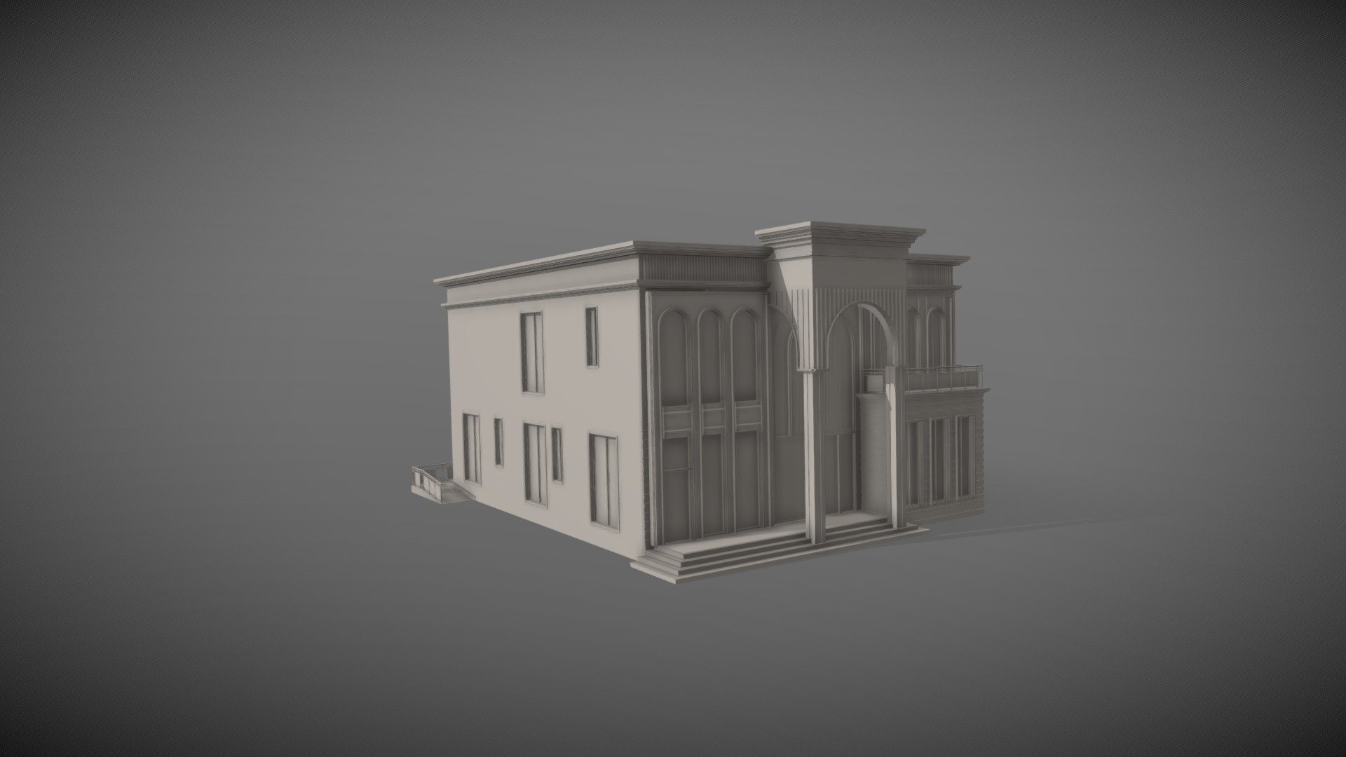 classic villa by int-vision - 3D model by int.vision.shj [7bfc98e ...