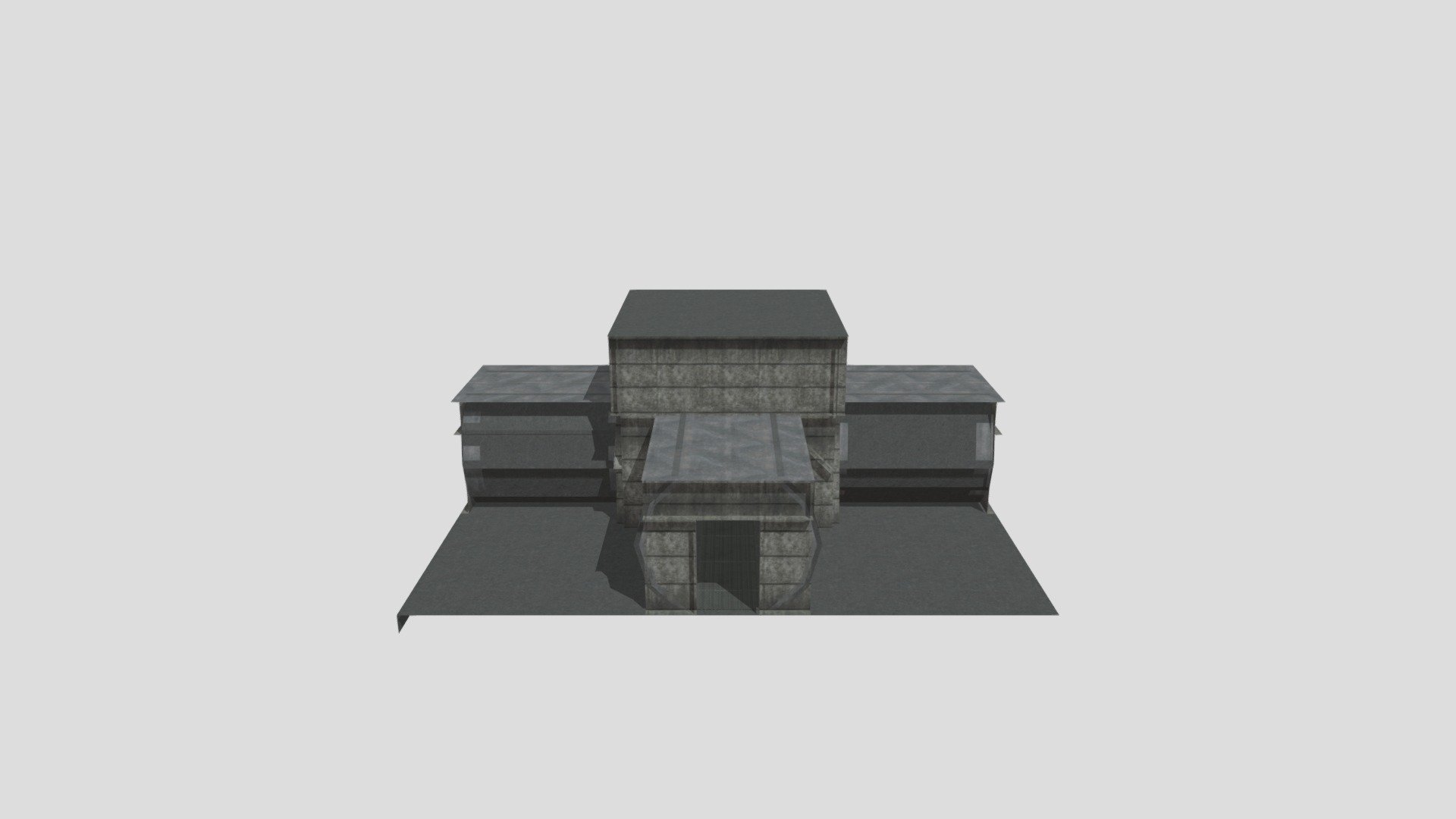SCP:CB Rooms - Heavy Zone - Hall Cross 1 - Download Free 3D model by ...