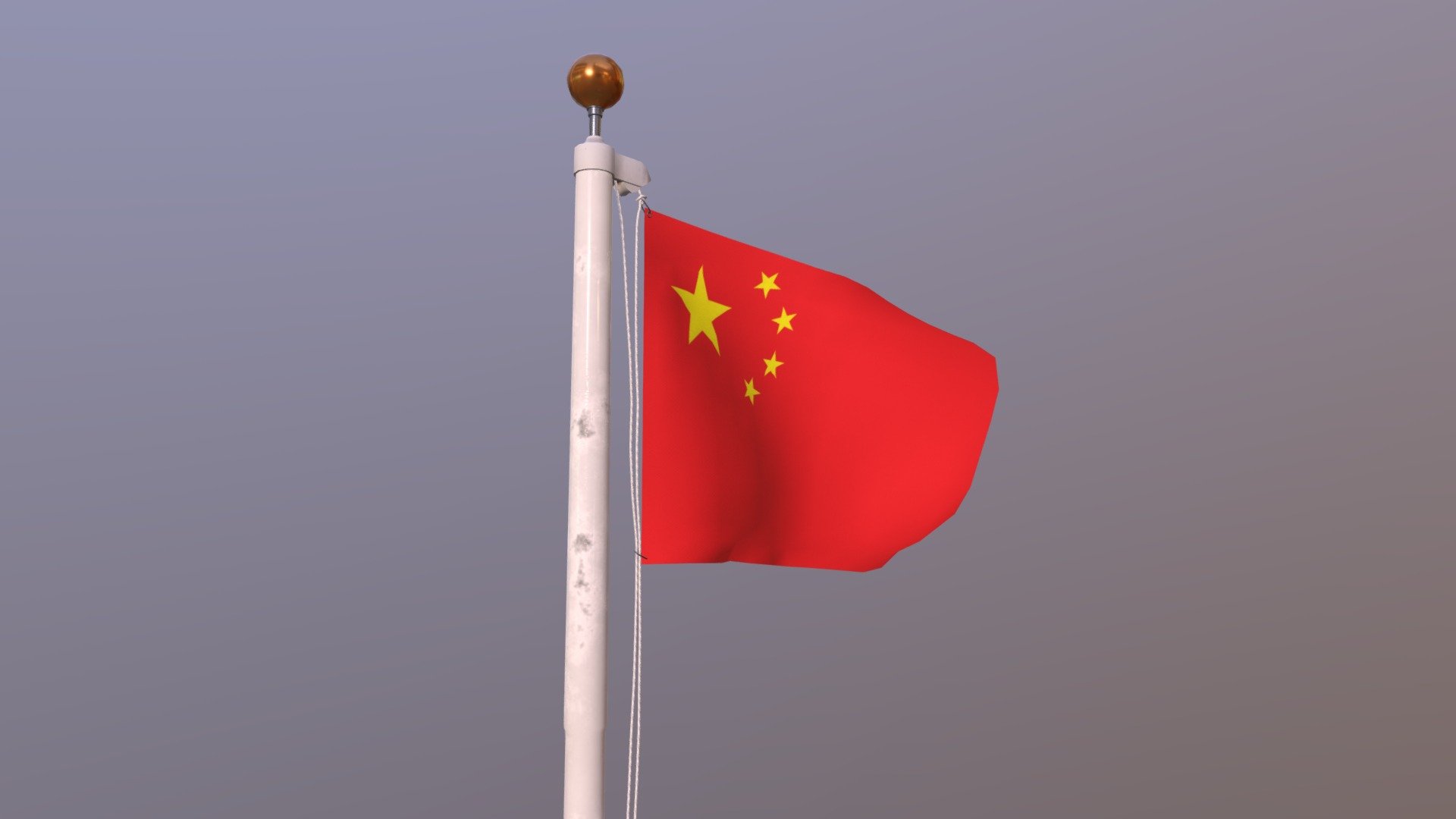Flag of China (animated) - 3D model by mihais (@m1hais) [7bfd9db ...
