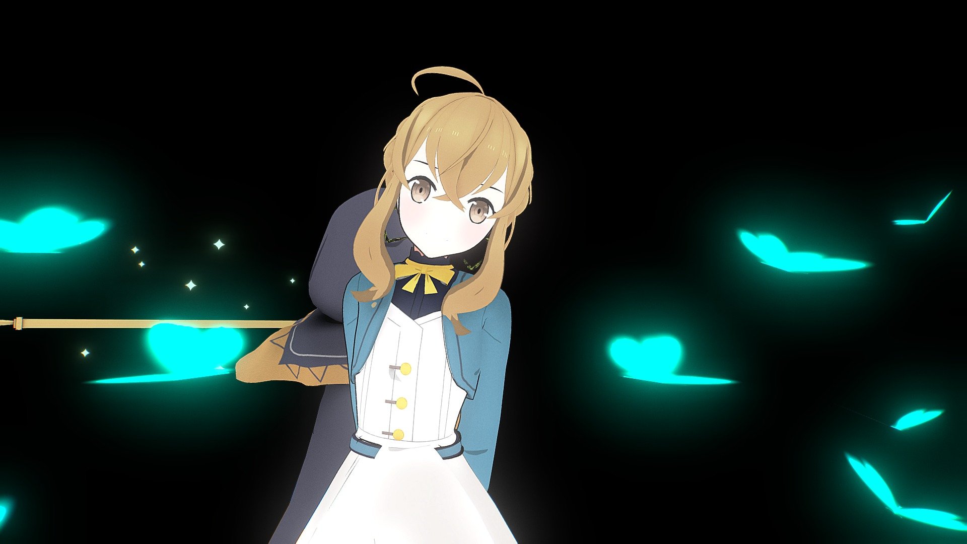 Silent Witch-Monika - 3D model by 小鳥遊ゆうき (@holun122) [7bfdb83] - Sketchfab