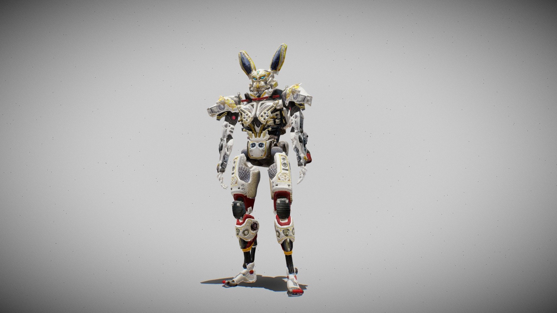 Machine rabbit - Download Free 3D model by rx78zp03 [7bff311] - Sketchfab