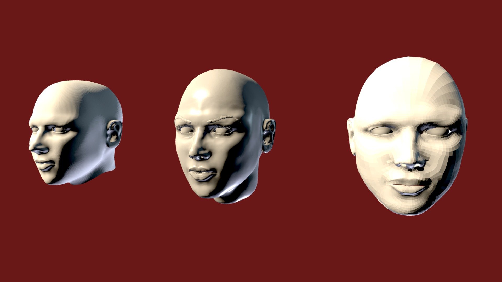 Female European Head Sculpt - 3D model by Phocs [7c021fa] - Sketchfab