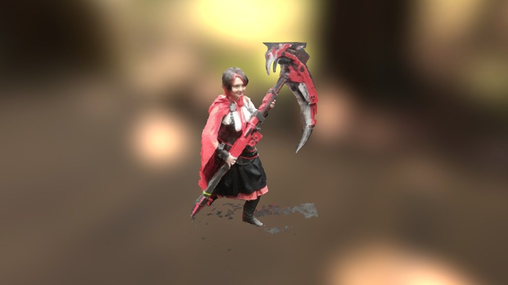Mary Rose Peters as Ruby Rose from RWBY - 3D model by Henry Keyser ...