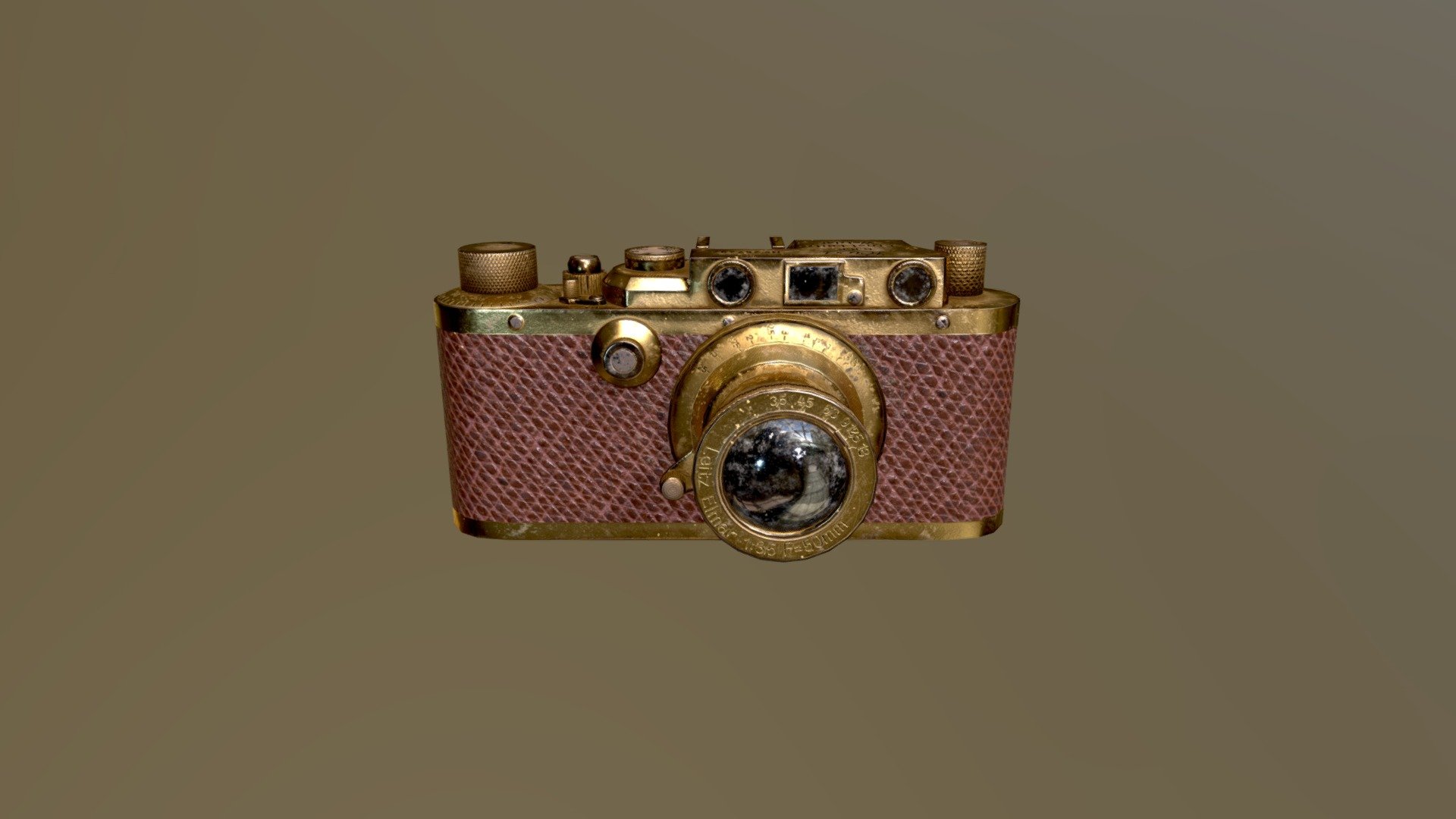 Leica Luxus II Vintage Camera - 3D model by serg.grom [7c0487d] - Sketchfab