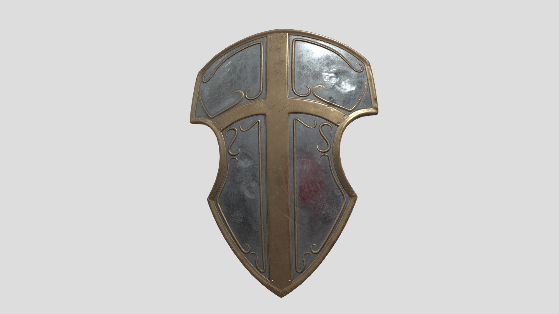 Battered Shield - 3D model by mirandamiller [7c0523d] - Sketchfab