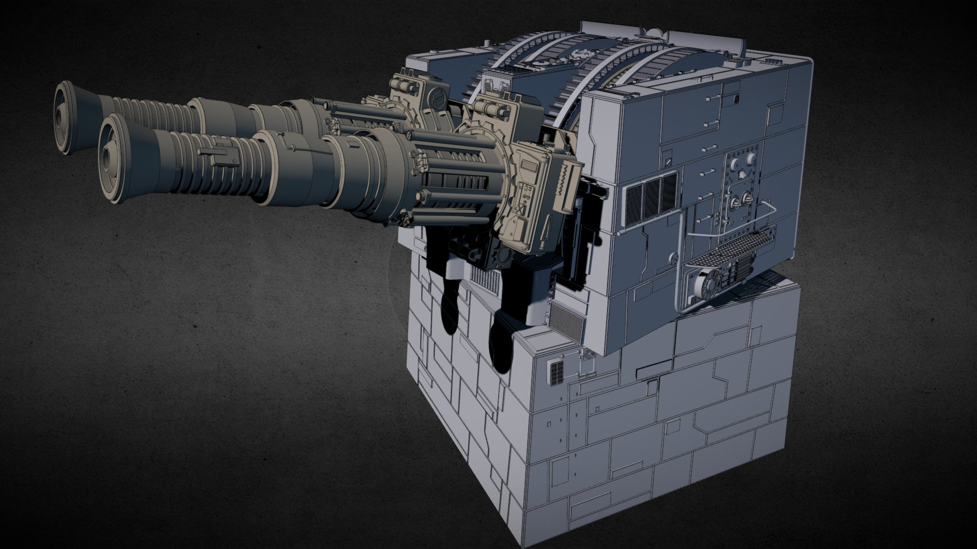 Death Star XX-9 Turbolaser - Buy Royalty Free 3D model by COSEDIMARCO ...