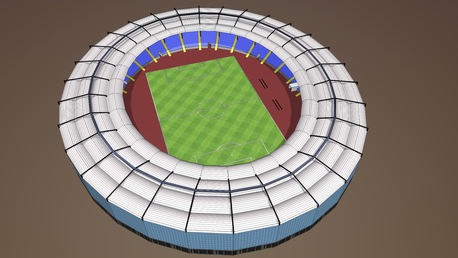 Etadio de Futebol OVAL modo de upload COLLADA - 3D model by ehnoixmanu [7c0661a] - Sketchfab