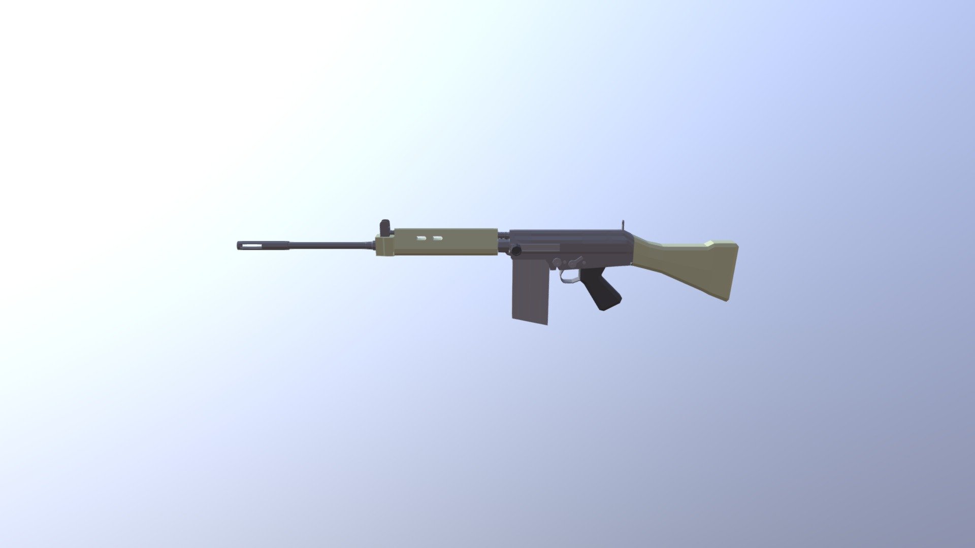 FN-FAL Low Poly - Download Free 3D model by aBraM_ [7c08fe6] - Sketchfab