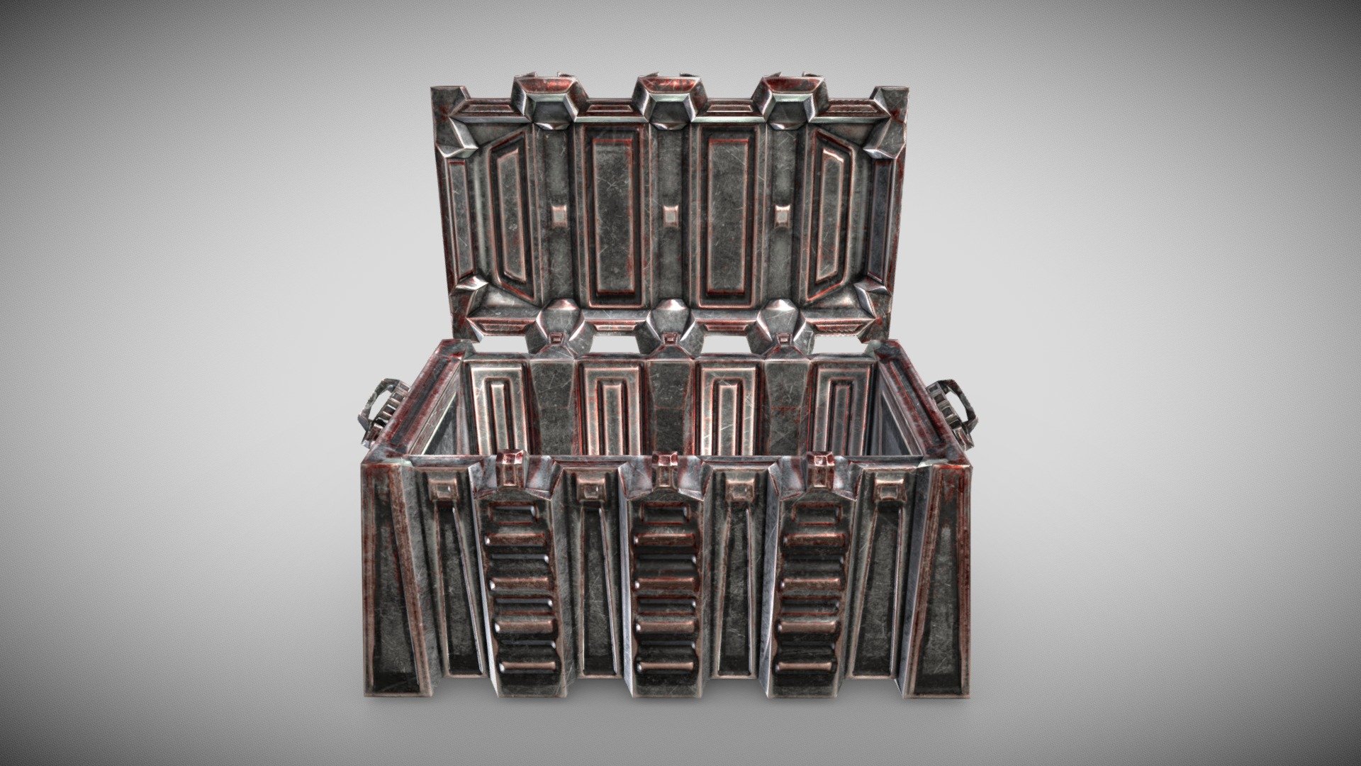 Crate Container Chest - 3D model by Zelad (@zelad3d) [7c098c7] - Sketchfab