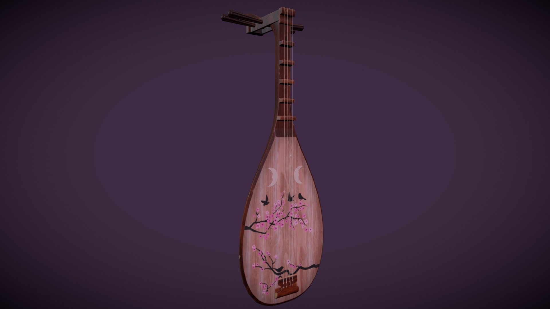 biwa - Download Free 3D model by how low (@1tach1) [7c09d34] - Sketchfab