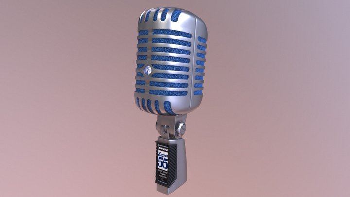 Shure-microphone 3D models - Sketchfab