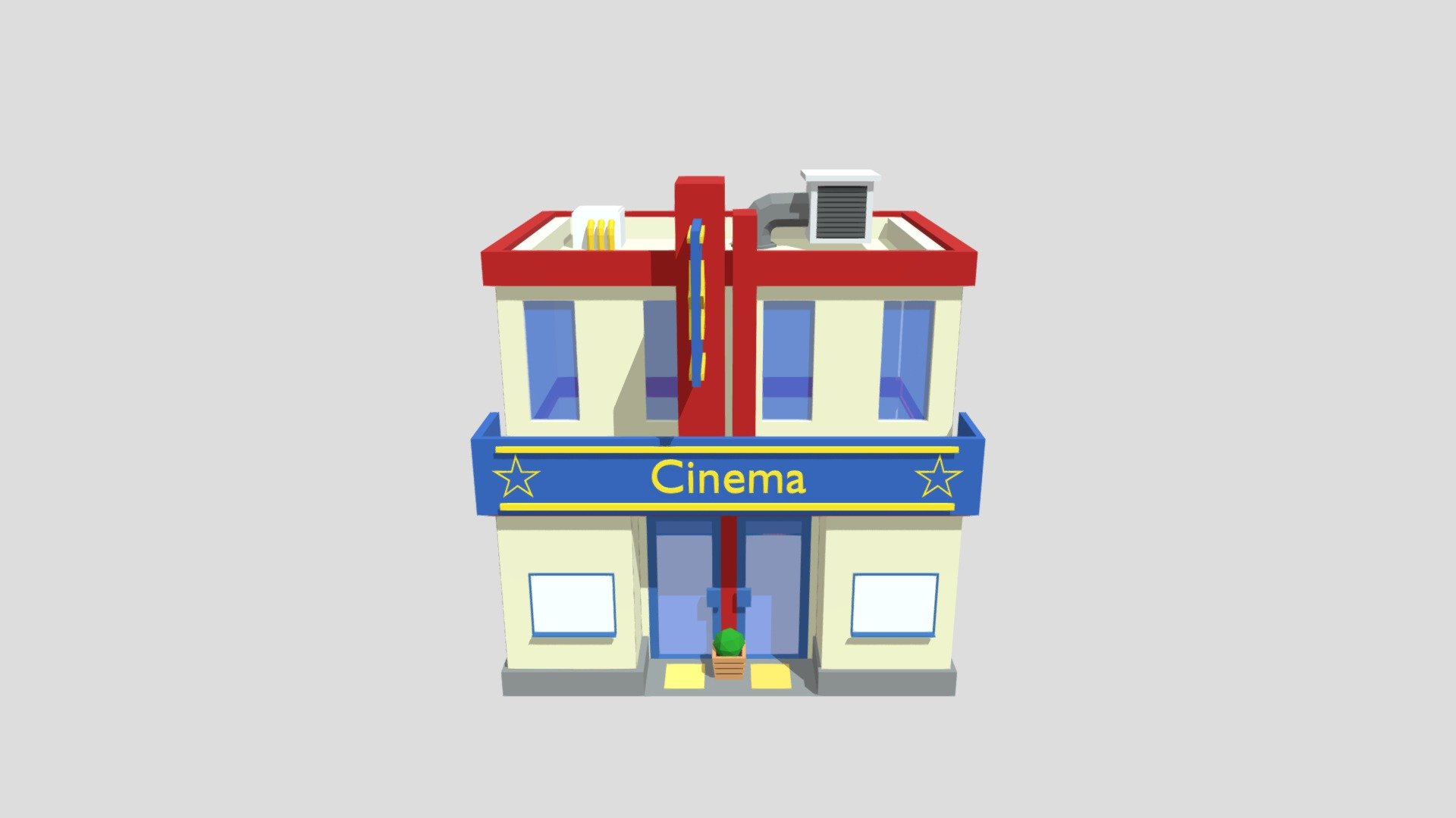 Cinema - 3D model by albertotiene04 [7c0bc9e] - Sketchfab