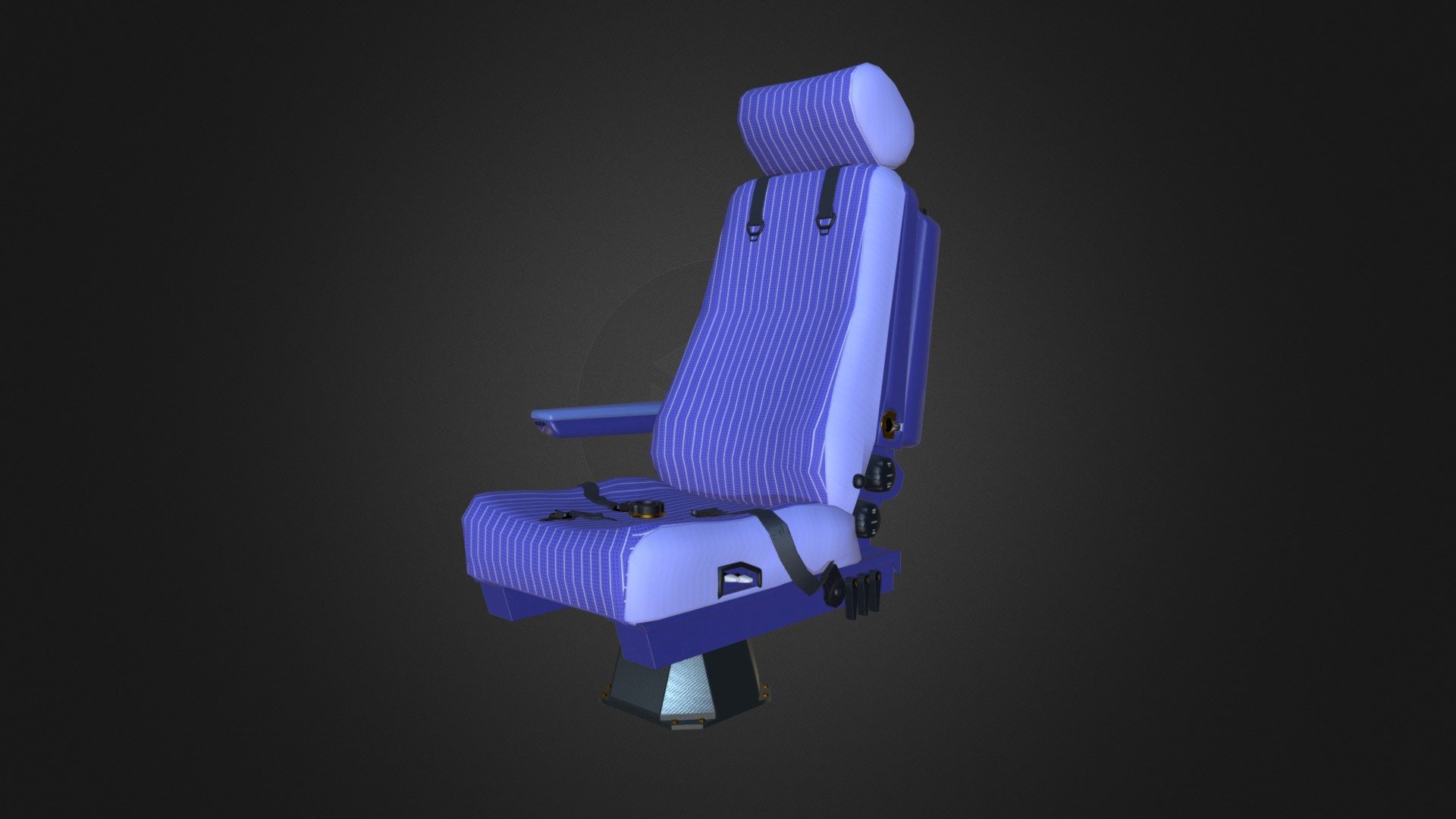Boeing pilot chair - 3D model by Dmitry (@shevchuk) [7c0c23e] - Sketchfab
