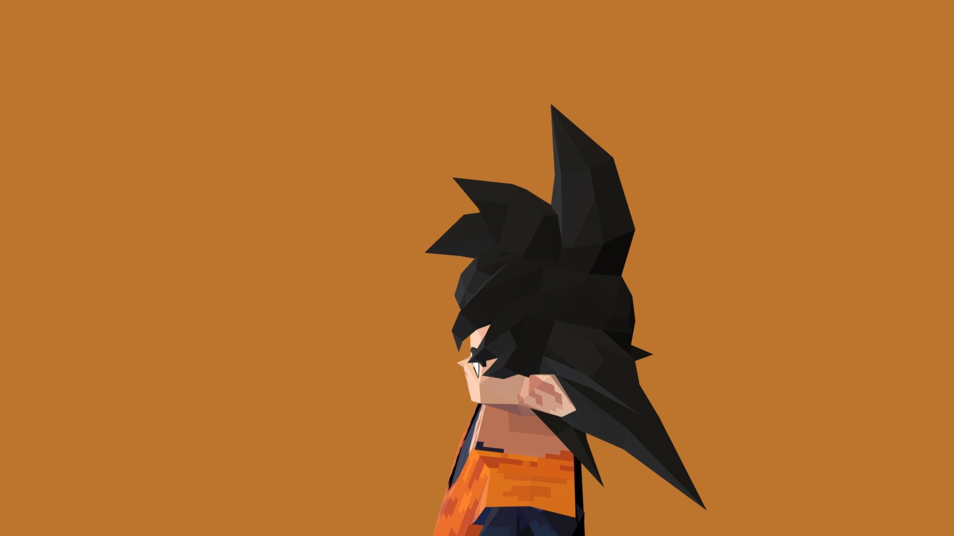 Goku - Minecraft Blockbench model - 3D model by Kurohi01 [7c12f23 ...