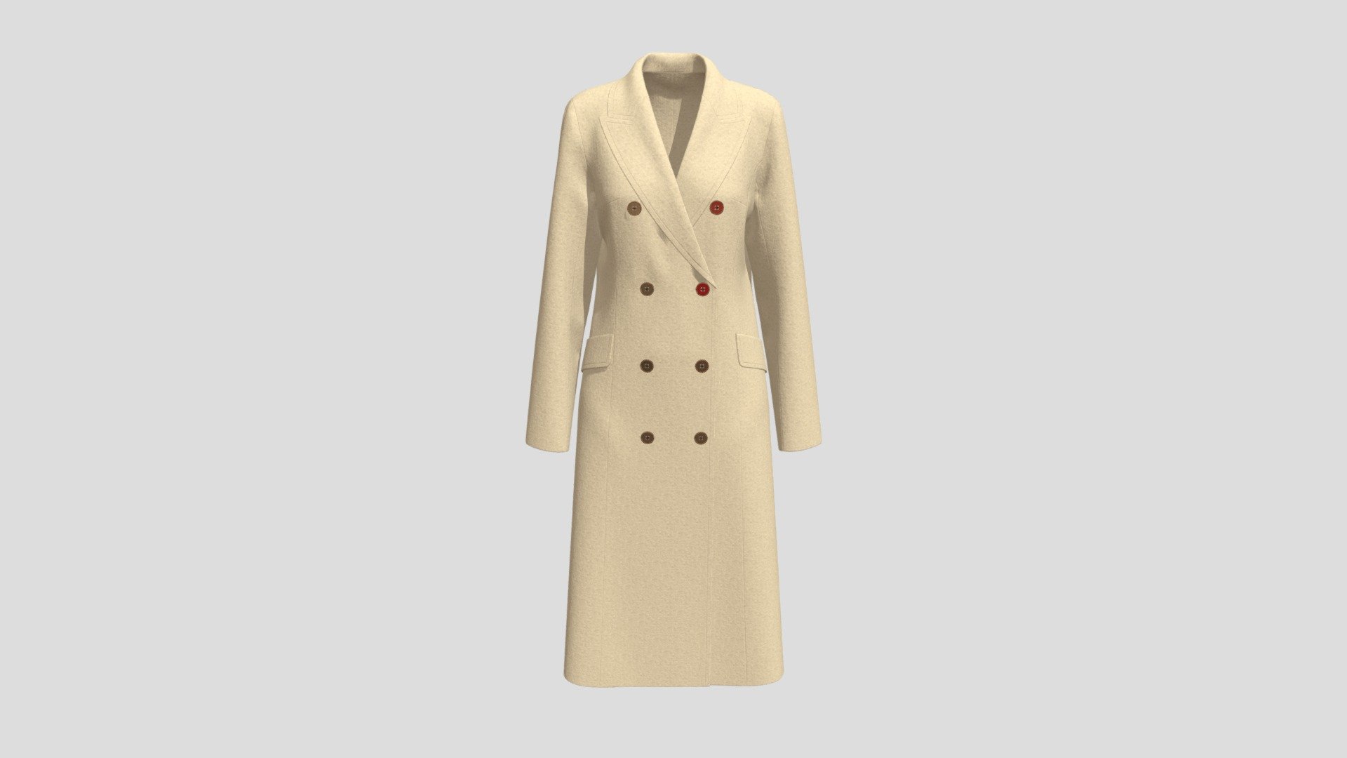 Women Redingote - Buy Royalty Free 3D model by najdmie [7c1348a ...