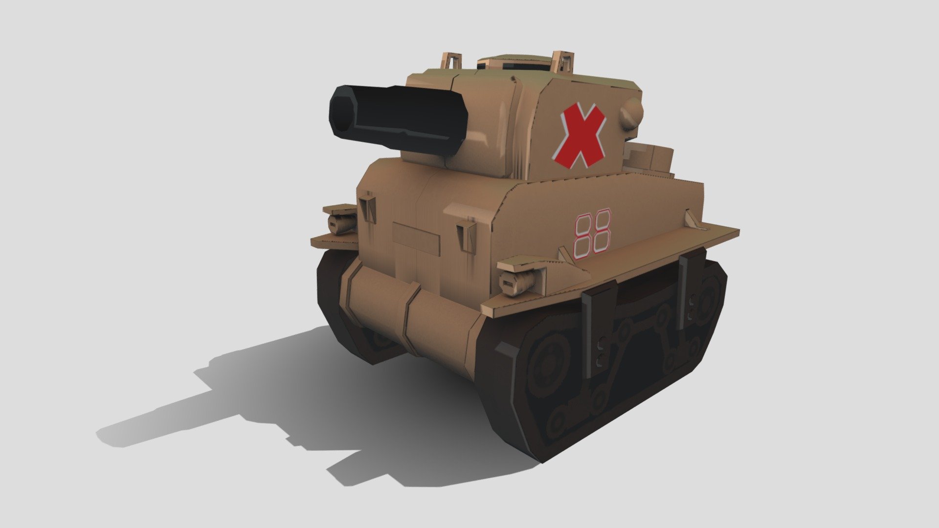 Level 3 Tank Model - 3D model by TimWB [7c13b88] - Sketchfab