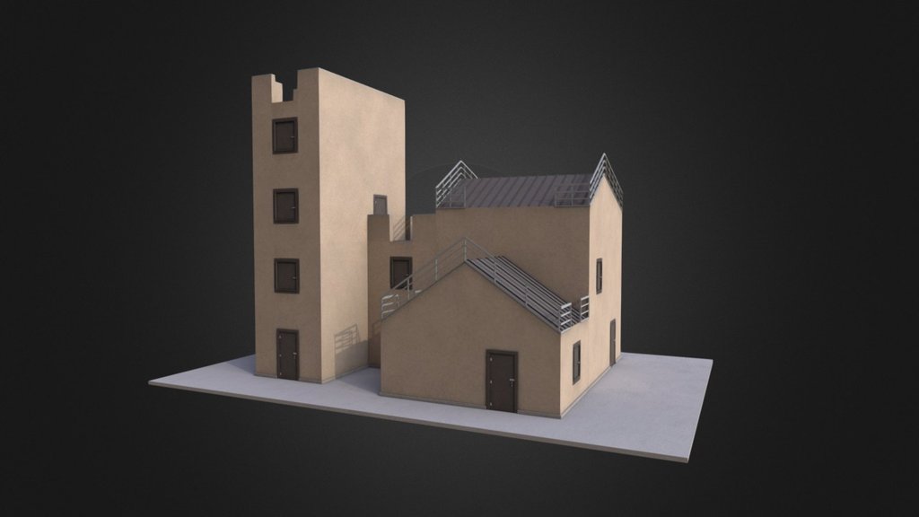Fireblast training tower - 3D model by Ascension Studios ...