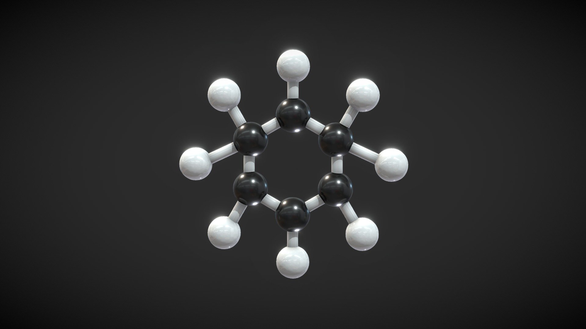 Octane molecule (C8H18) - 3D model by tkkjee [7c14a99] - Sketchfab