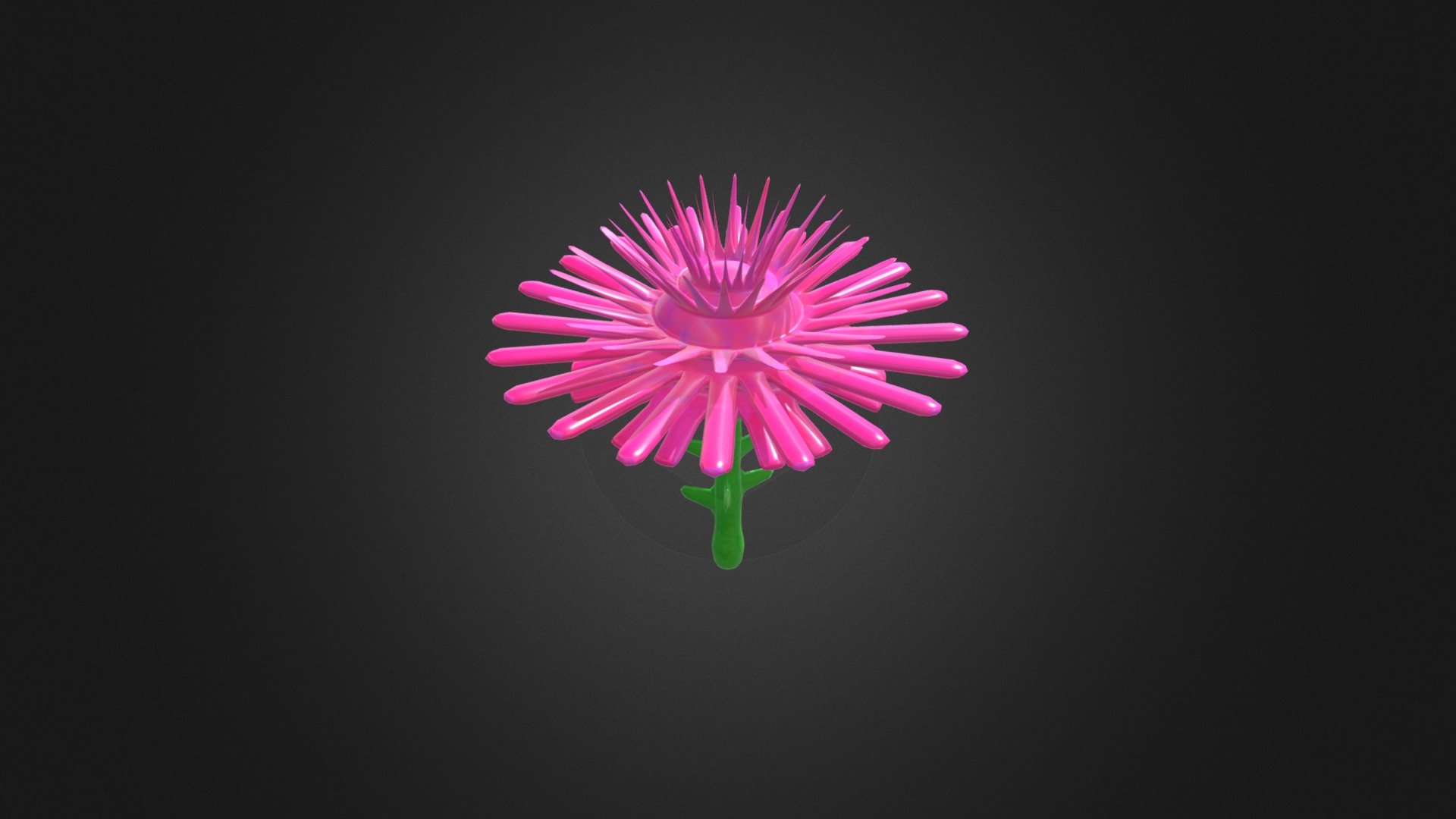 Thistle Flower Pink - 3D model by MoniGarr (@indigenous) [7c153ba ...