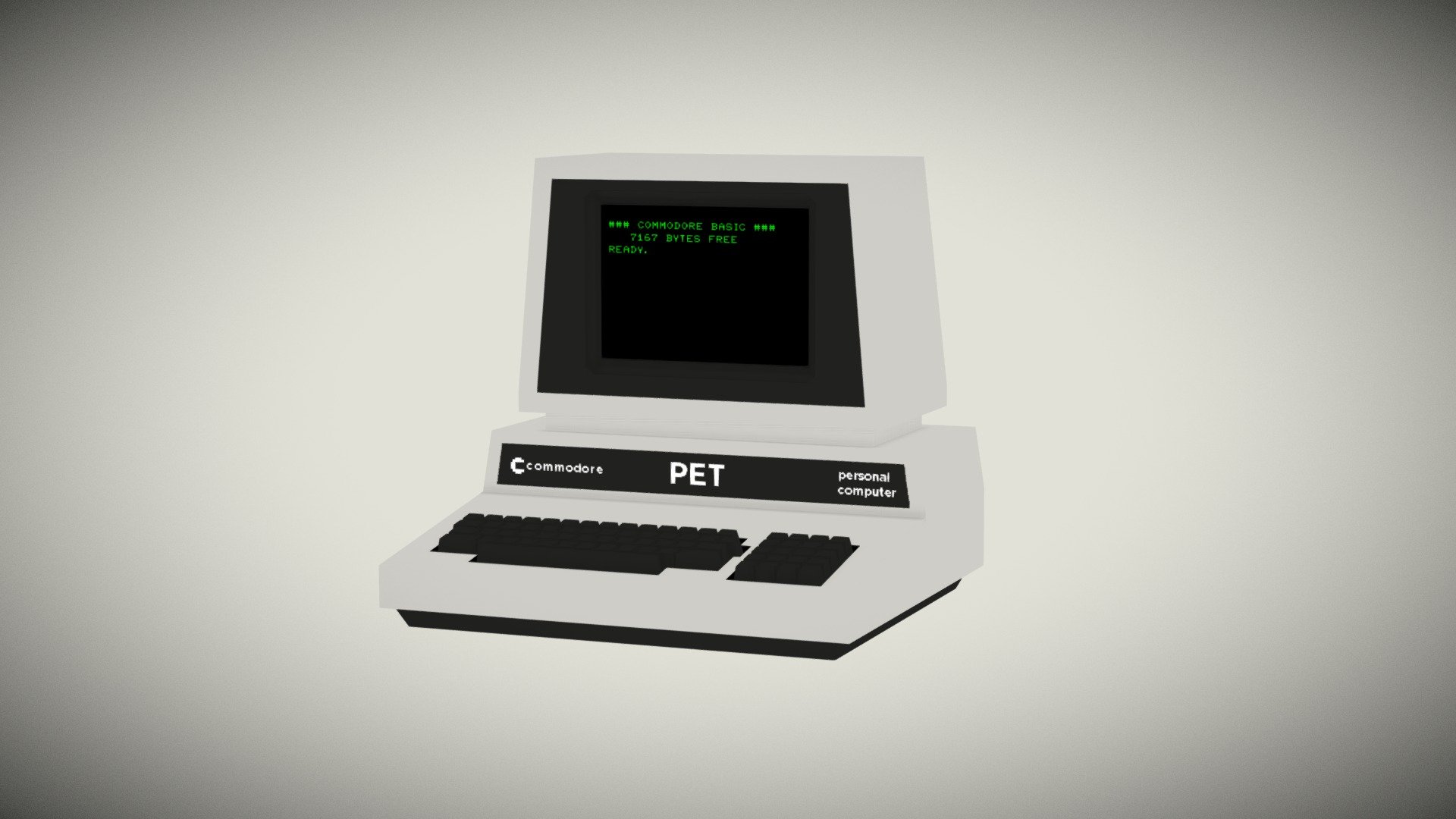 commodore PET - 3D model by Tom Kitchen (@tomkitchen) [7c1679e] - Sketchfab