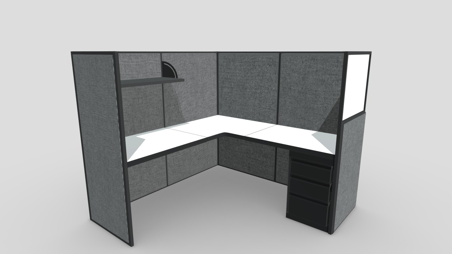 Cubicle v2 - Download Free 3D model by Vondo (@VondereoQ) [7c176cd ...