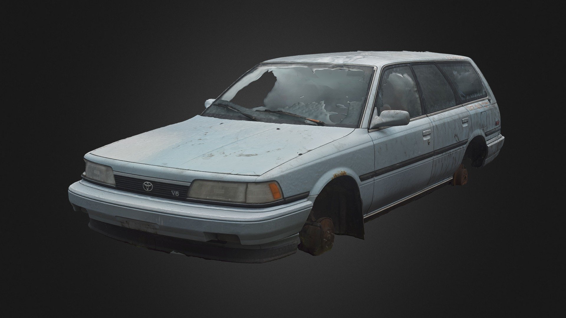 1990-1991 Camry wagon [Scan] - 3D model by Rush_Freak [7c17d44] - Sketchfab