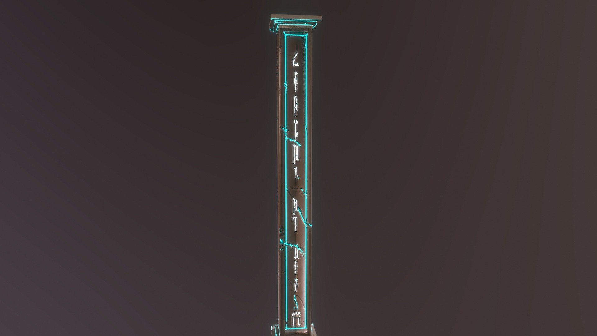 One of my alien temple pillar - 3D model by AngPerez [7c18fcd] - Sketchfab