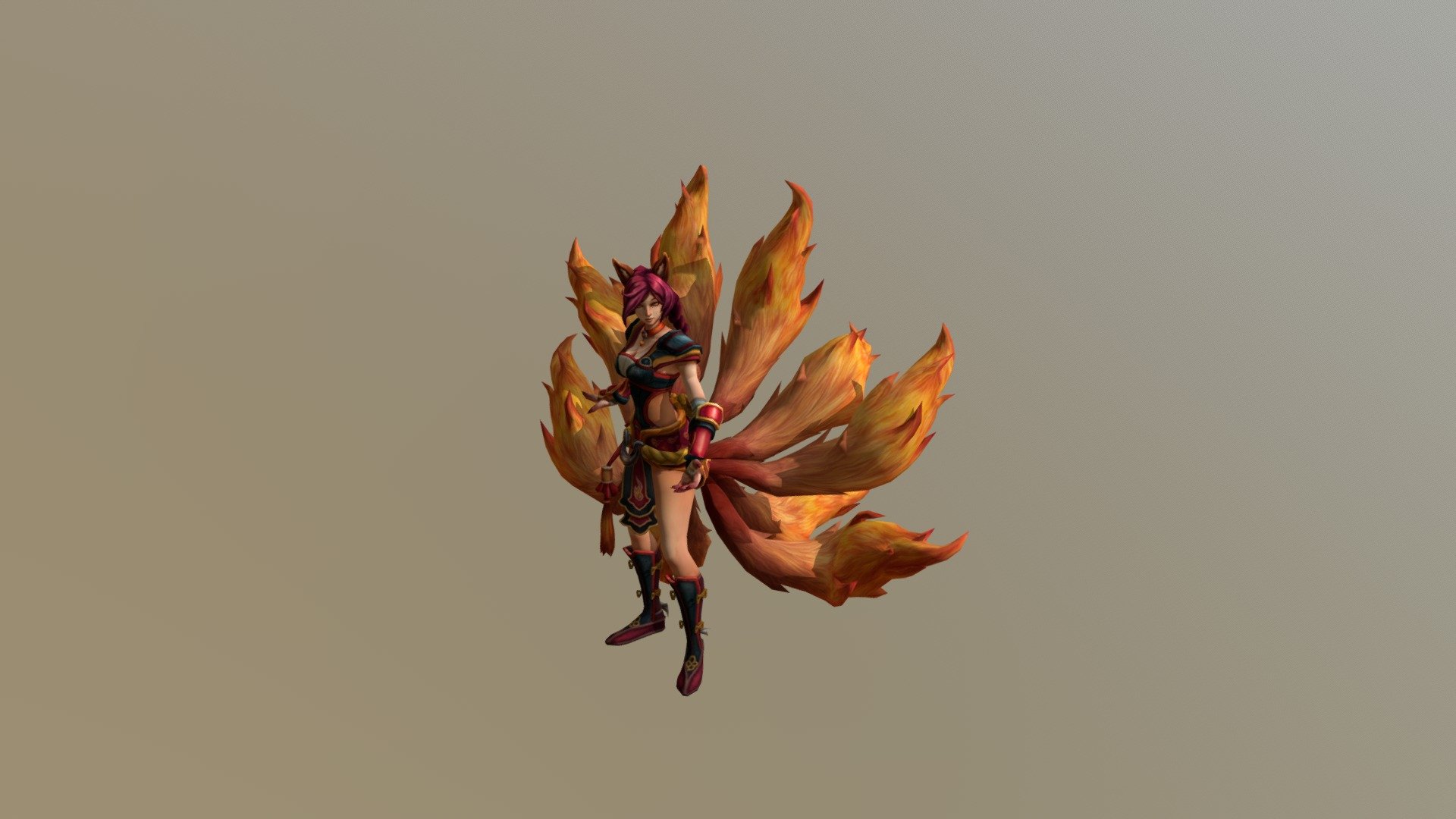 Ahri - 3D model by royalbobo26 [7c19149] - Sketchfab