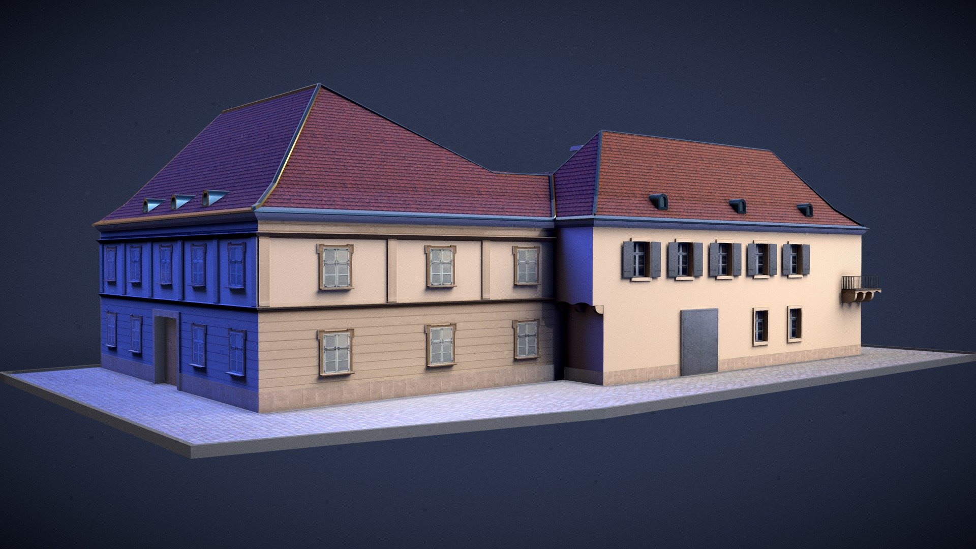 Building - 3D model by akoszodi [7c1a2d3] - Sketchfab