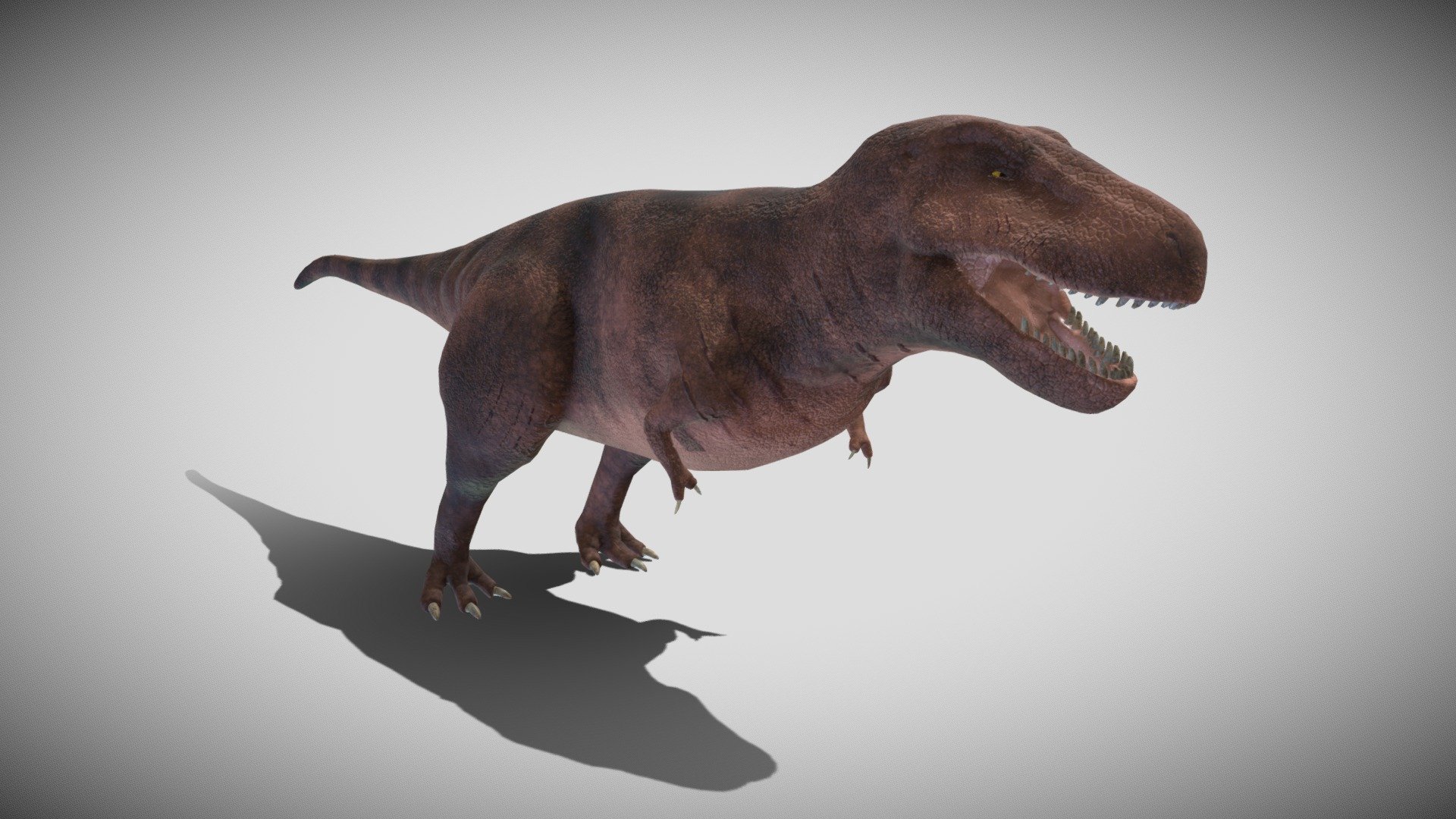 T-Rex Game Ready Model - Download Free 3D model by joshuagoldenburgh ...
