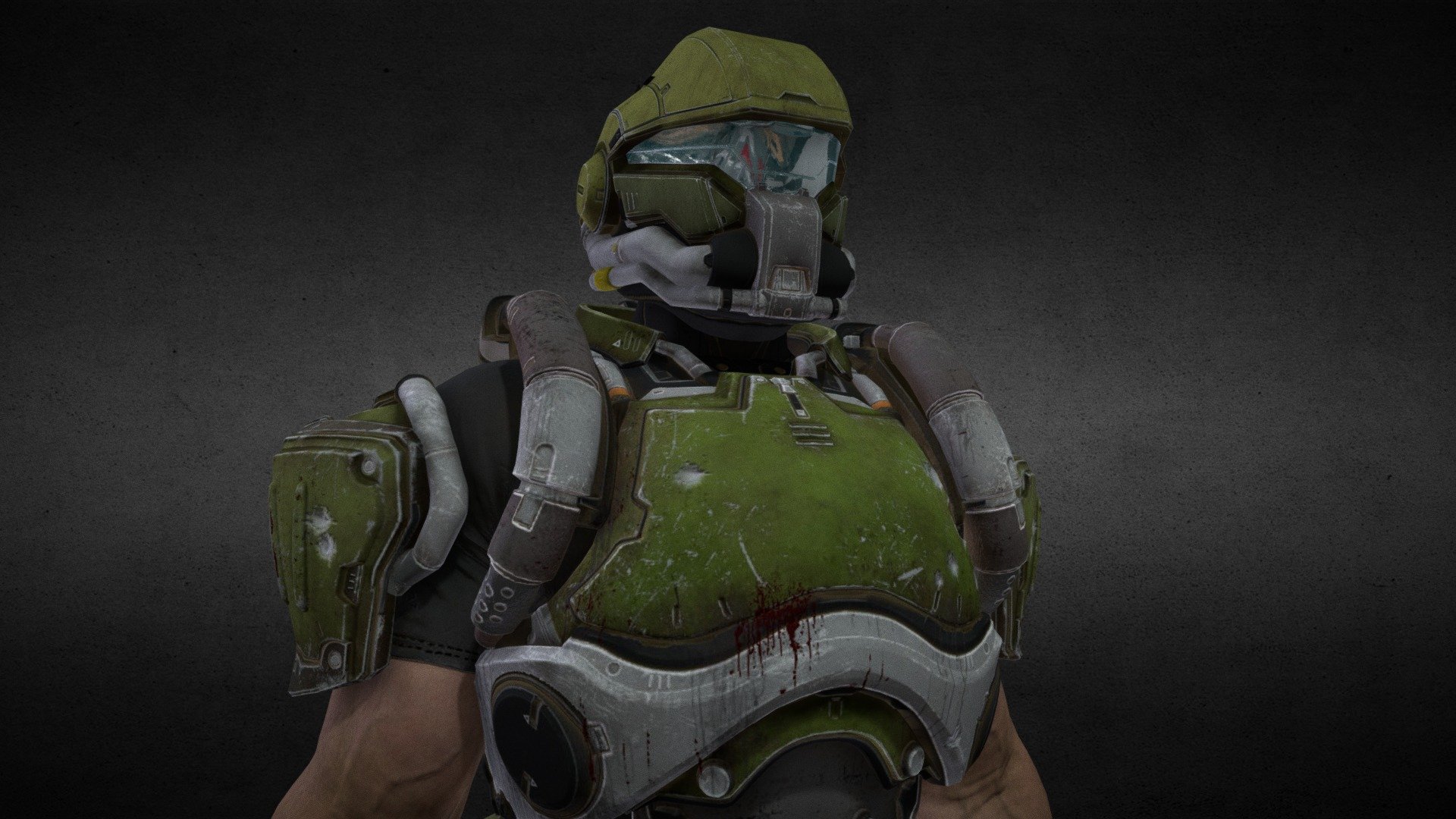 Doom 3 Quake Champions Marine - Download Free 3D model by Spikystov ...